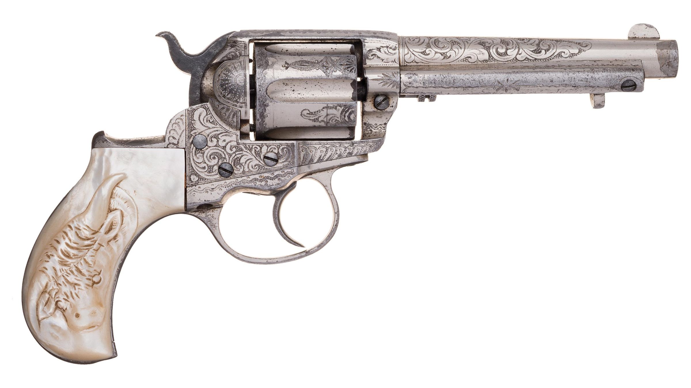 Factory Engraved Colt Model 1877 Thunderer Revolver Rock Island Auction
