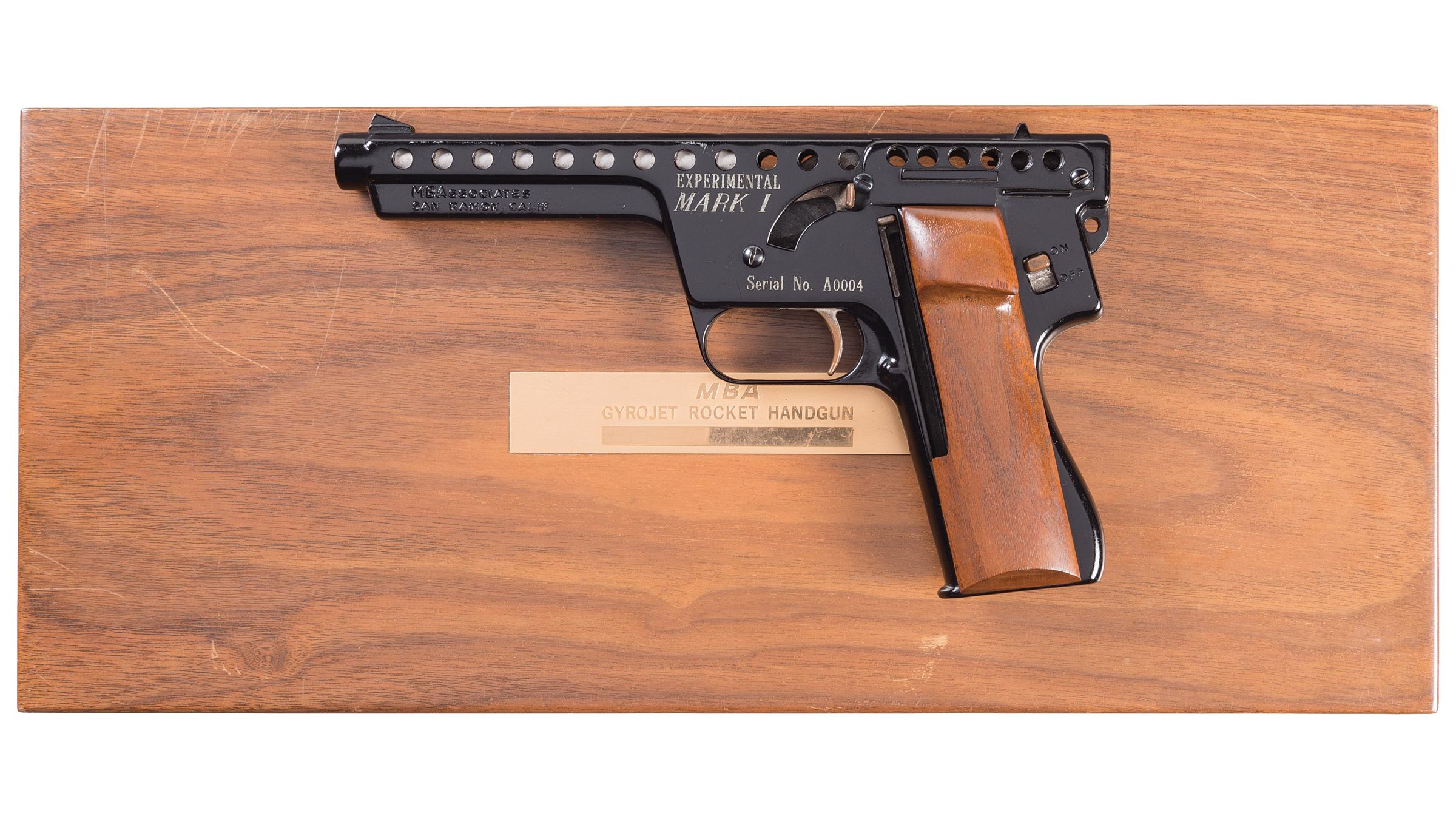 MBAssociates Experimental Mark I Gyrojet Pistol | Rock Island Auction