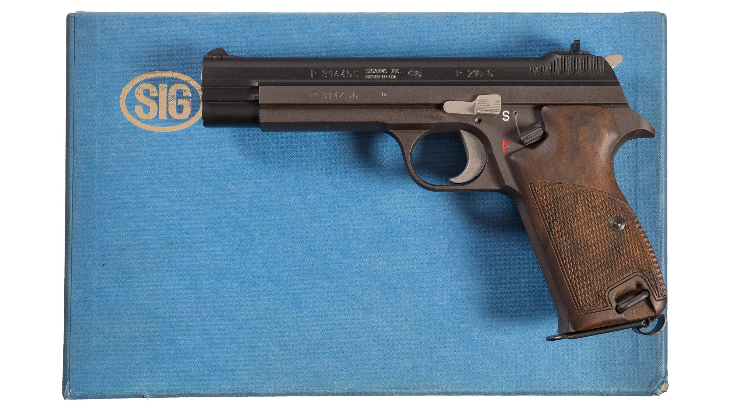 SIG P210-6 Semi-Automatic Pistol with Box | Rock Island Auction