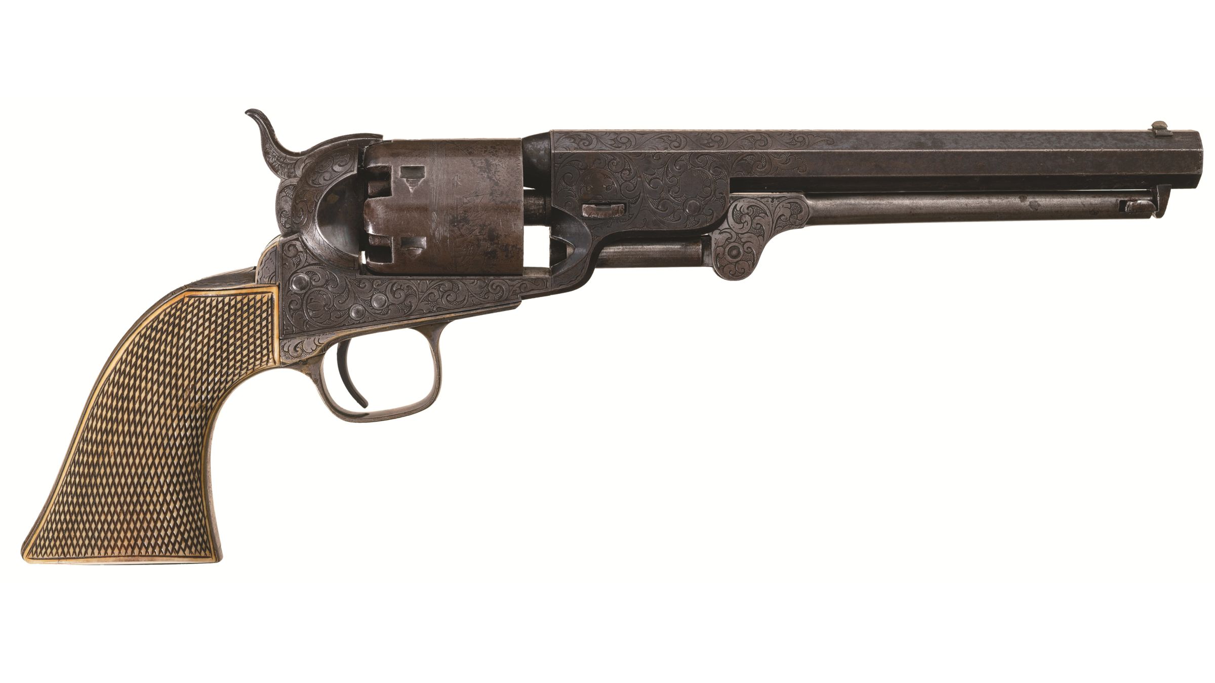 Factory Engraved Colt Model 1851 Navy Revolver | Rock Island Auction