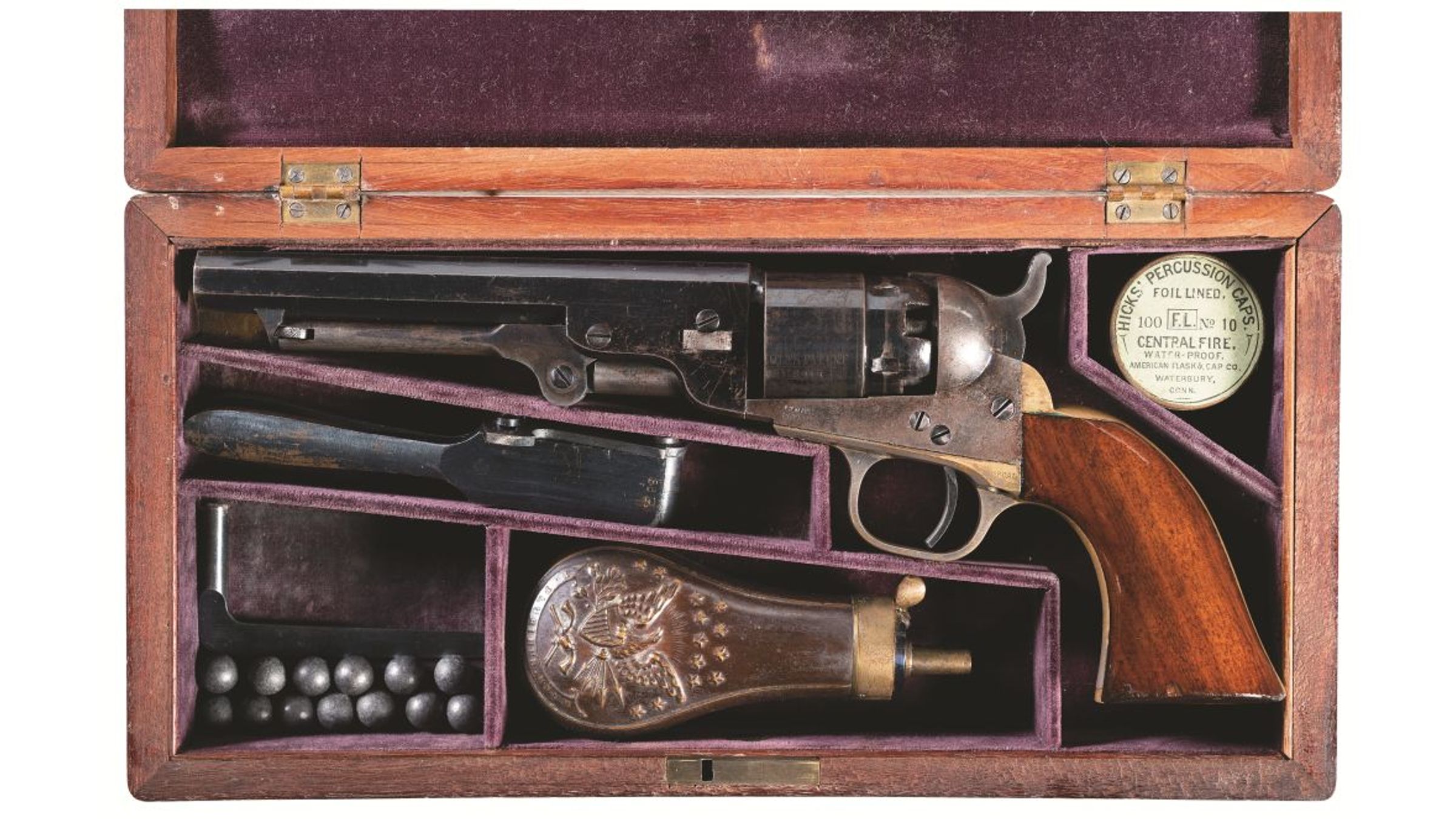 Cased Colt Model 1862 Pocket Navy Percussion Revolver | Rock Island Auction