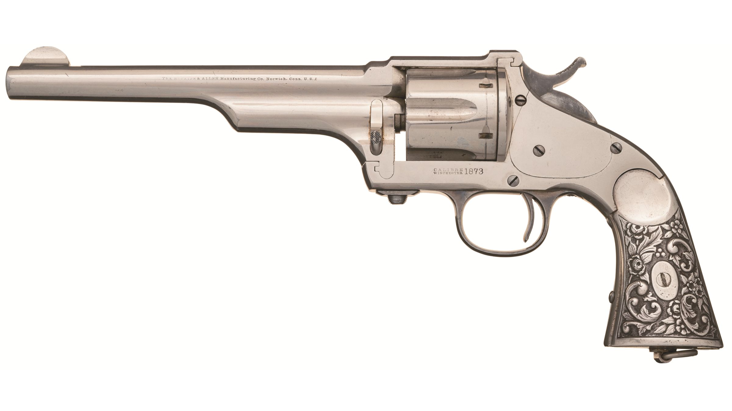 Merwin, Hulbert & Co. Army Model Revolver with Silver Grips | Rock ...