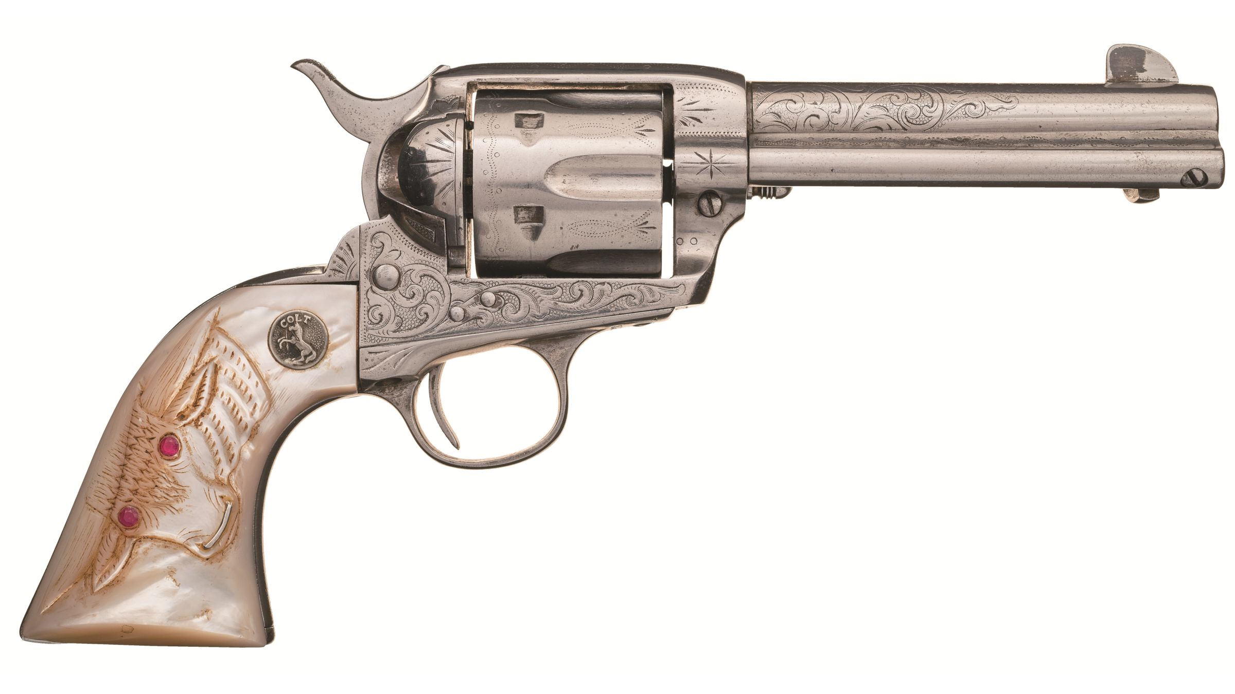 Factory Engraved 1st Generation Colt Single Action Army Revolver | Rock ...