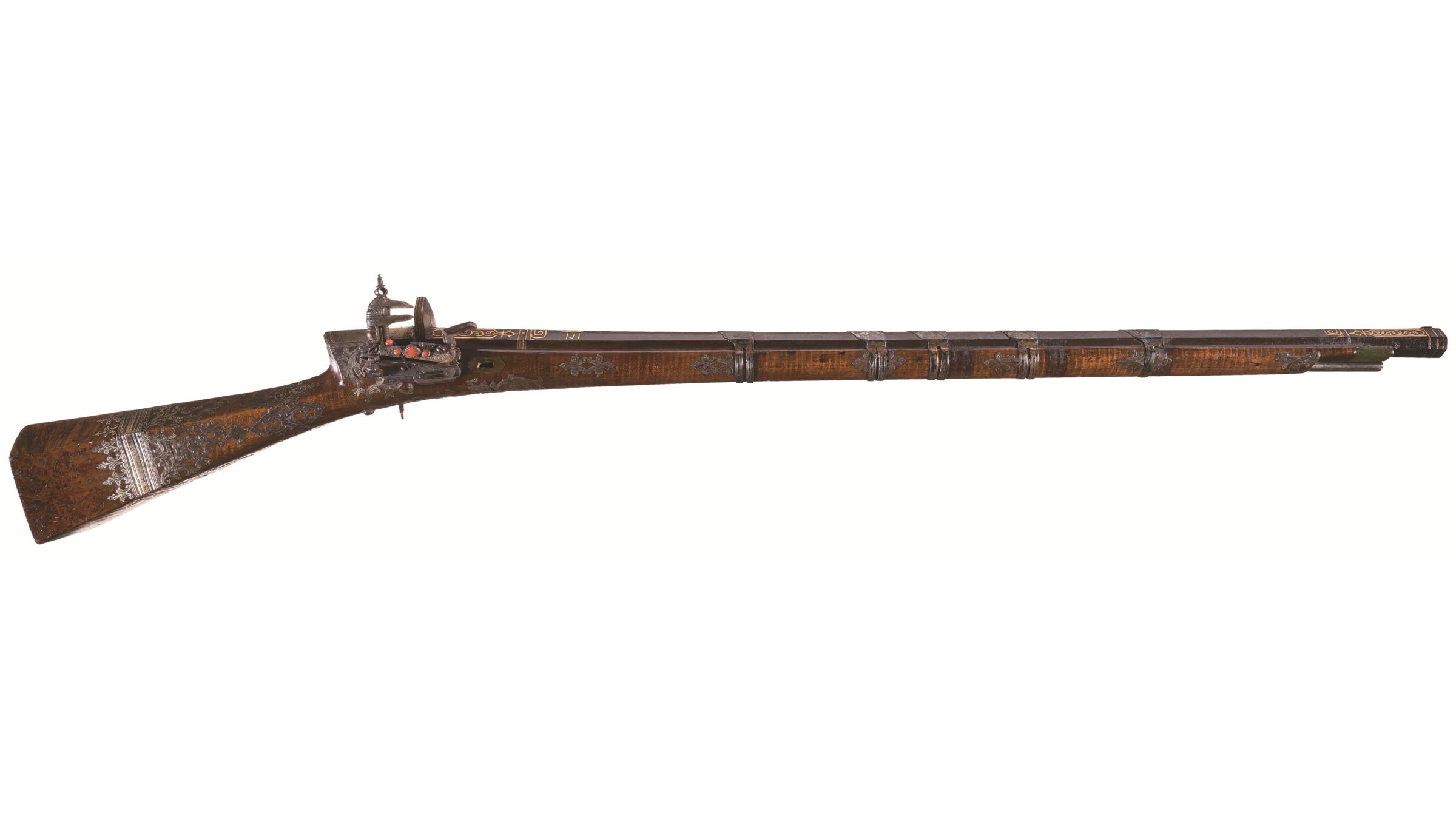 Ornate Miquelet Rifle | Rock Island Auction