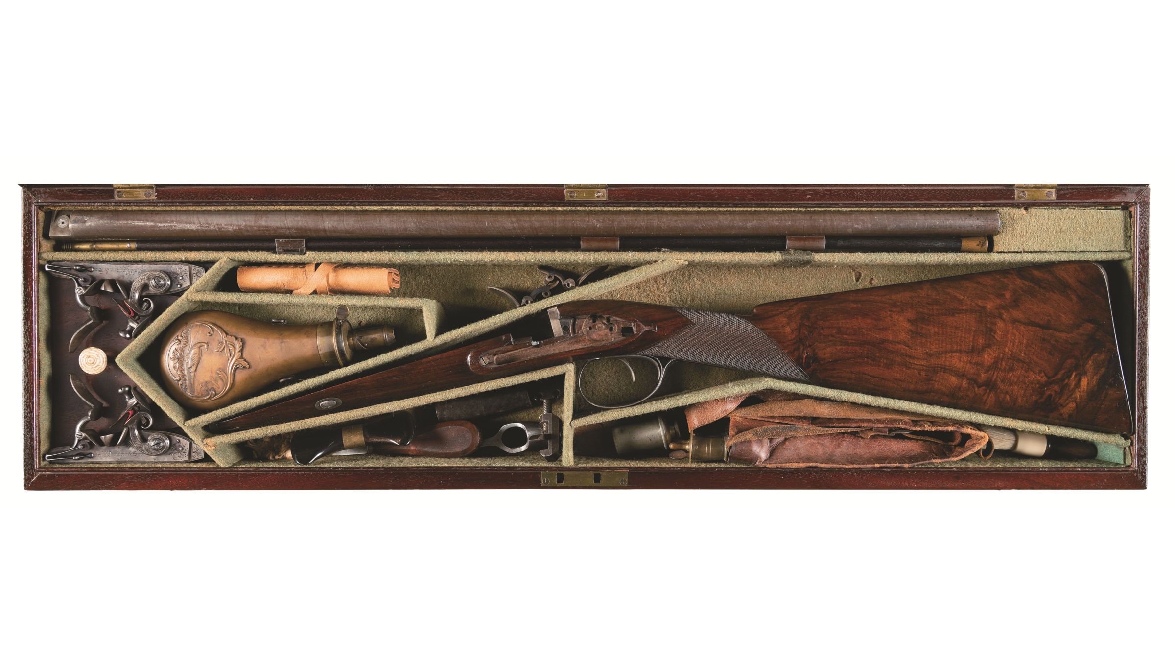 John Manton & Son Double Barrel Flintlock Sporting Gun | Rock Island ...