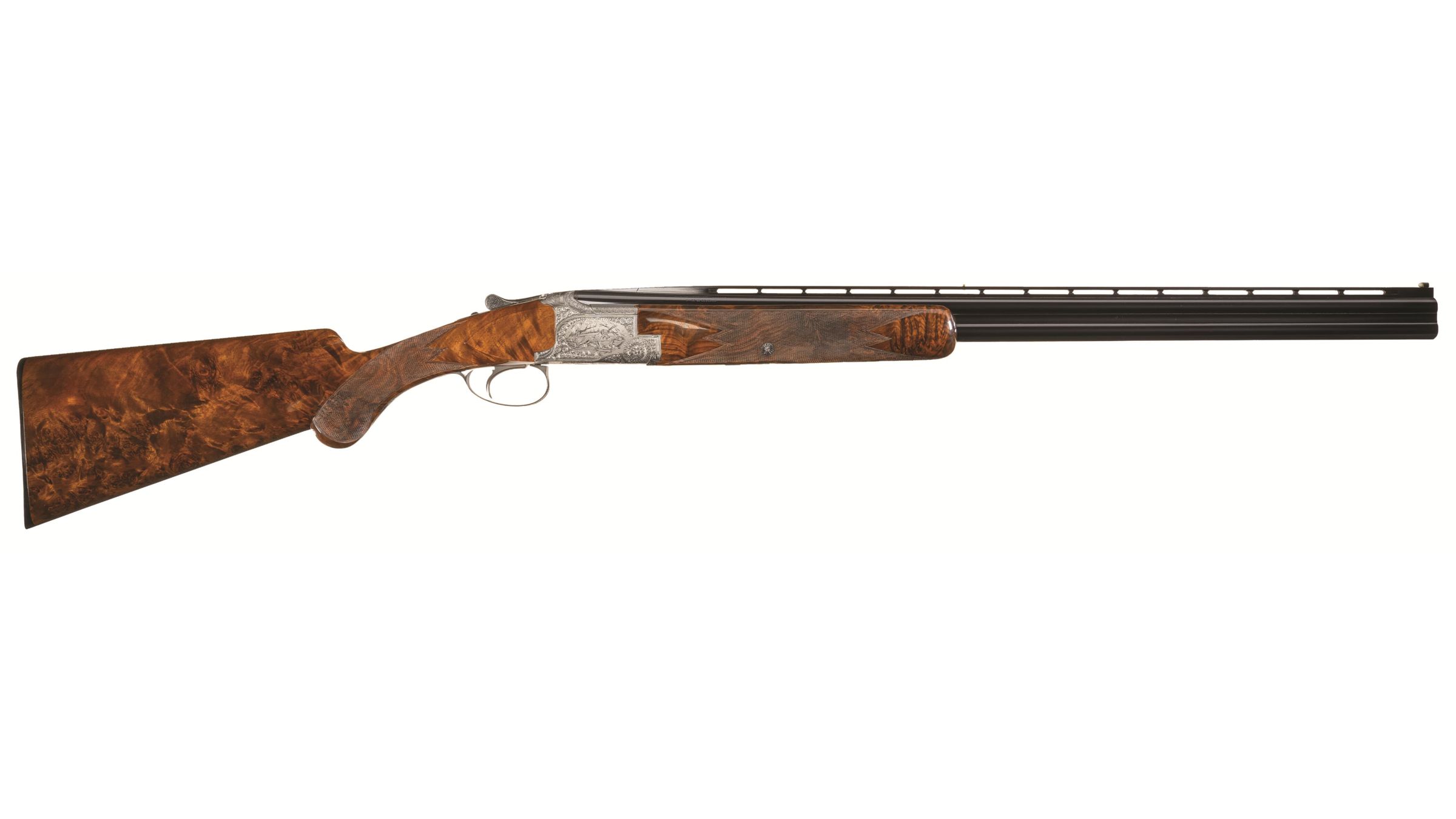 Engraved Browning Pointer Grade Superposed Shotgun | Rock Island Auction