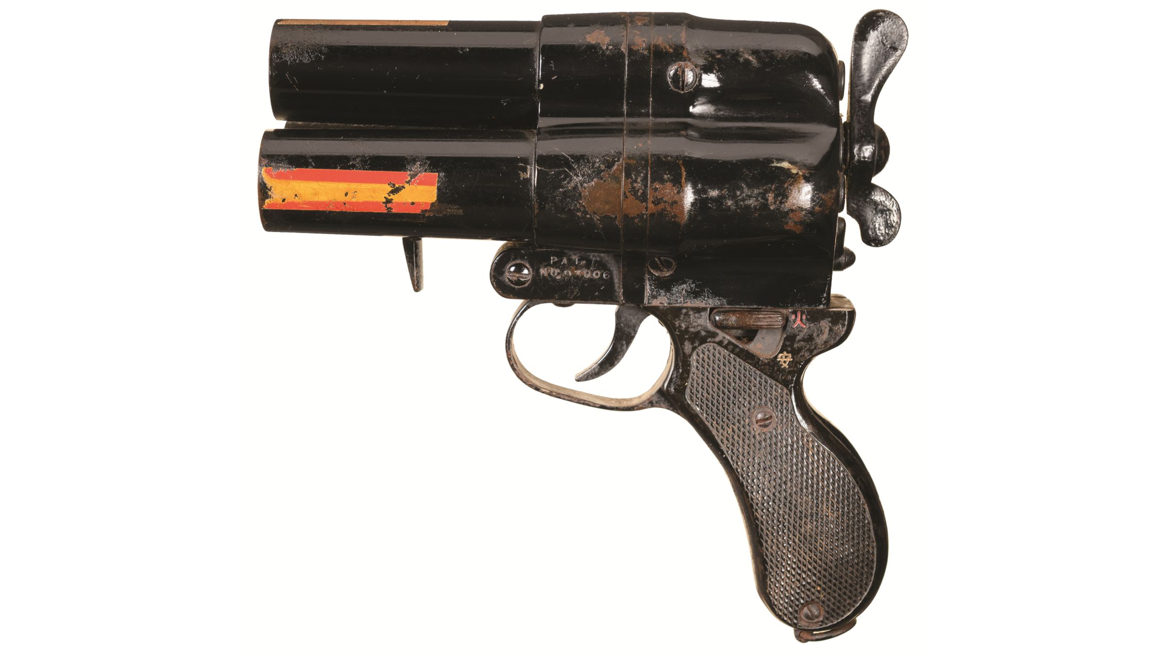 Japanese Type 90 Triple Barrel Flare Pistol | Rock Island Auction