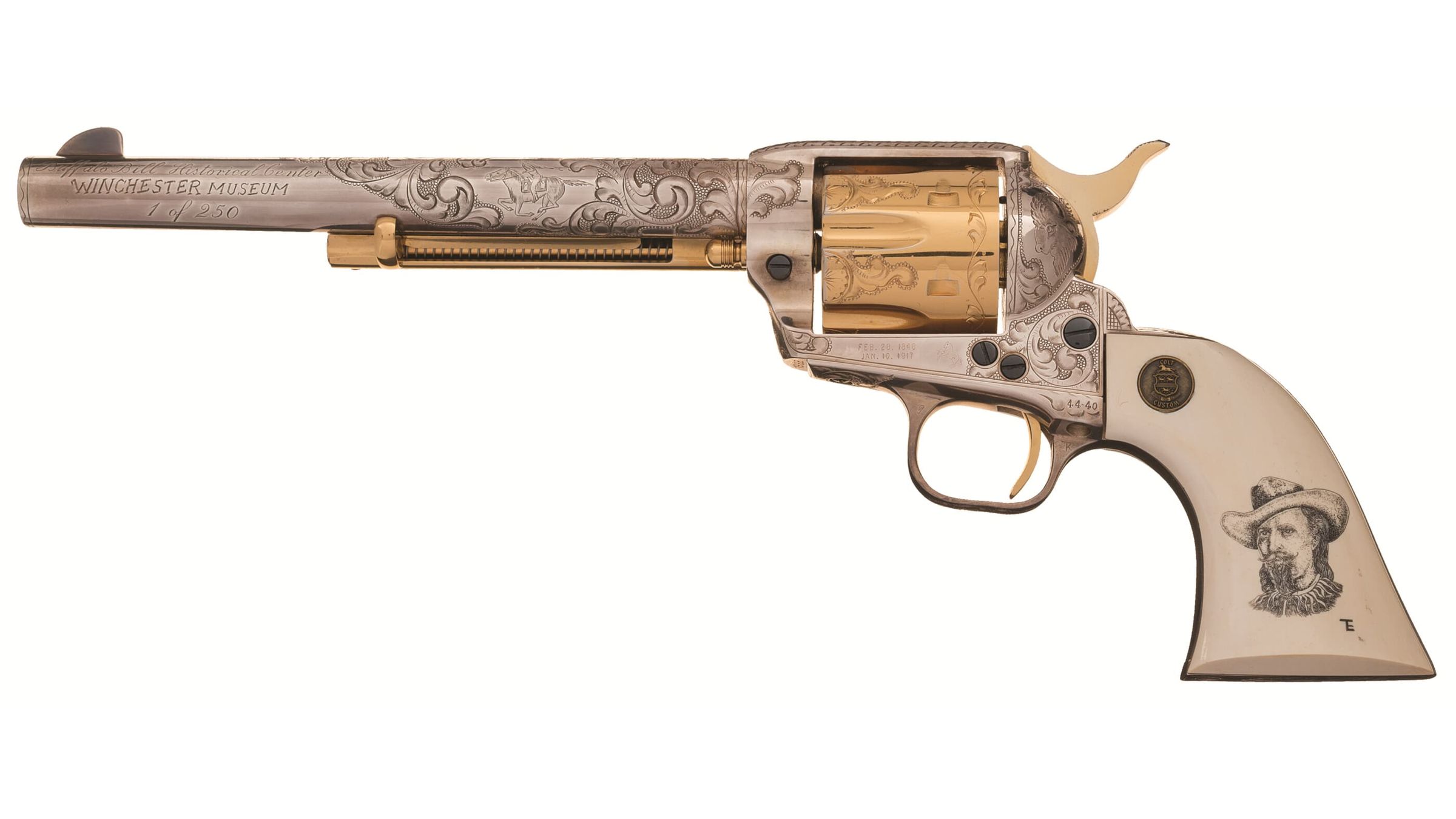 Limited Edition Buffalo Bill Commemorative Colt SAA Revolver | Rock ...