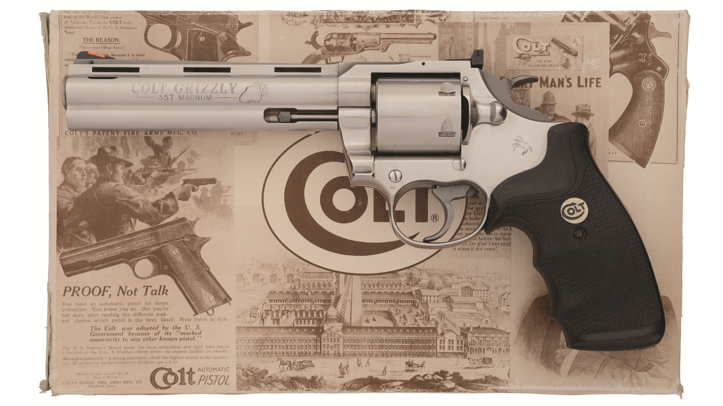 Colt Grizzly Double Action Revolver with Box and Case | Rock Island Auction