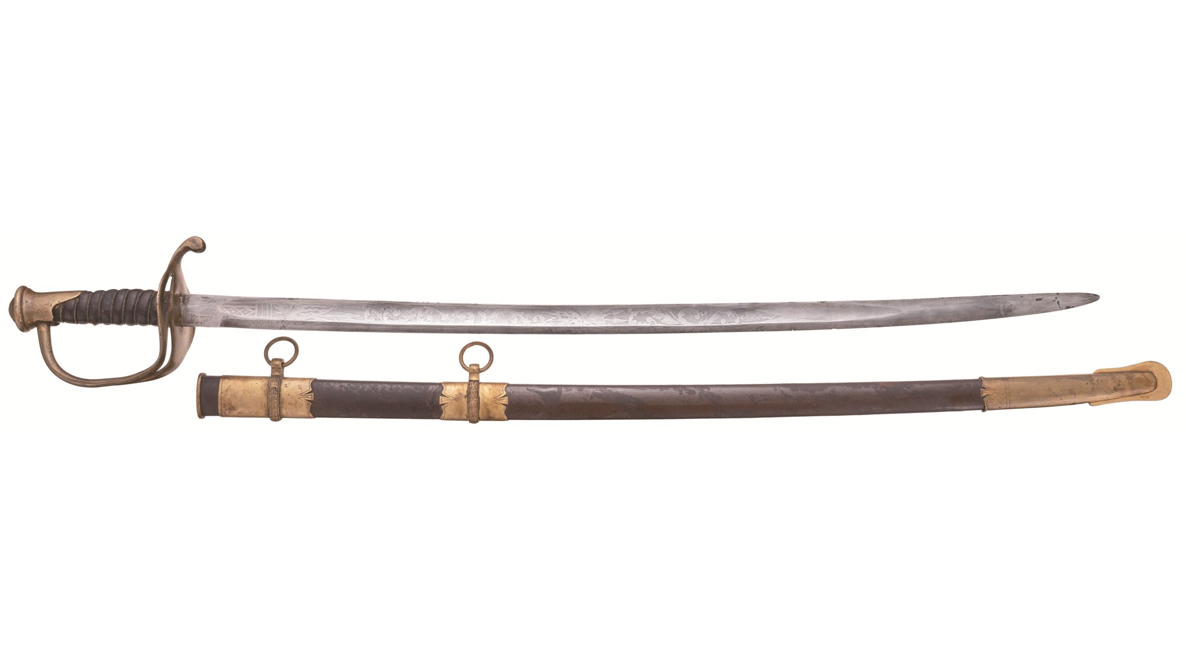 College Hill Arsenal Foot/Staff Officer's Sword with Scabbard | Rock ...