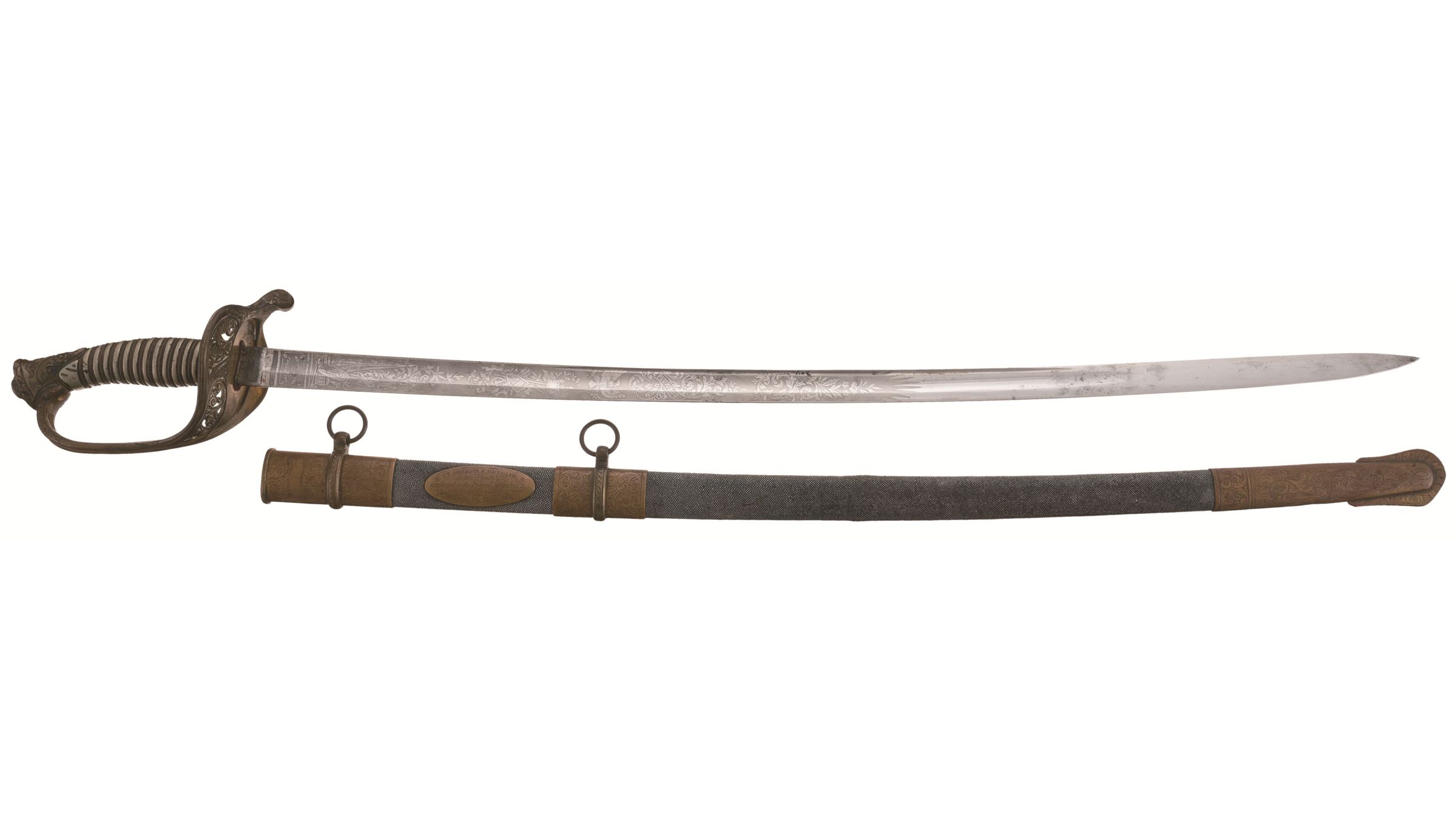 Horstmann & Sons US Model 1850 Foot Officer's Presentation Sword | Rock ...