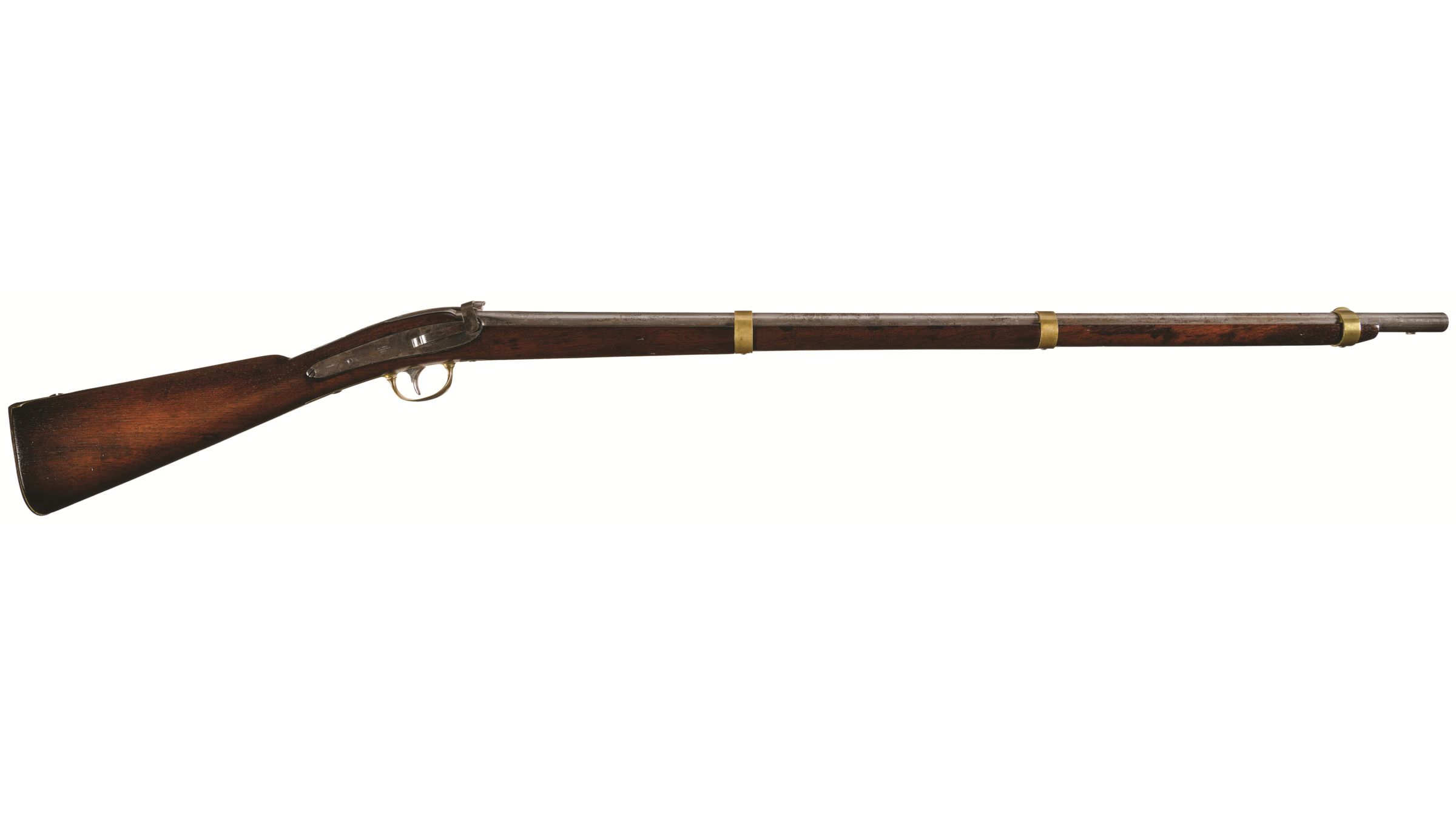 U.S. Navy N. P. Ames-Wm. Jenks "Mule Ear" Percussion Rifle | Rock ...