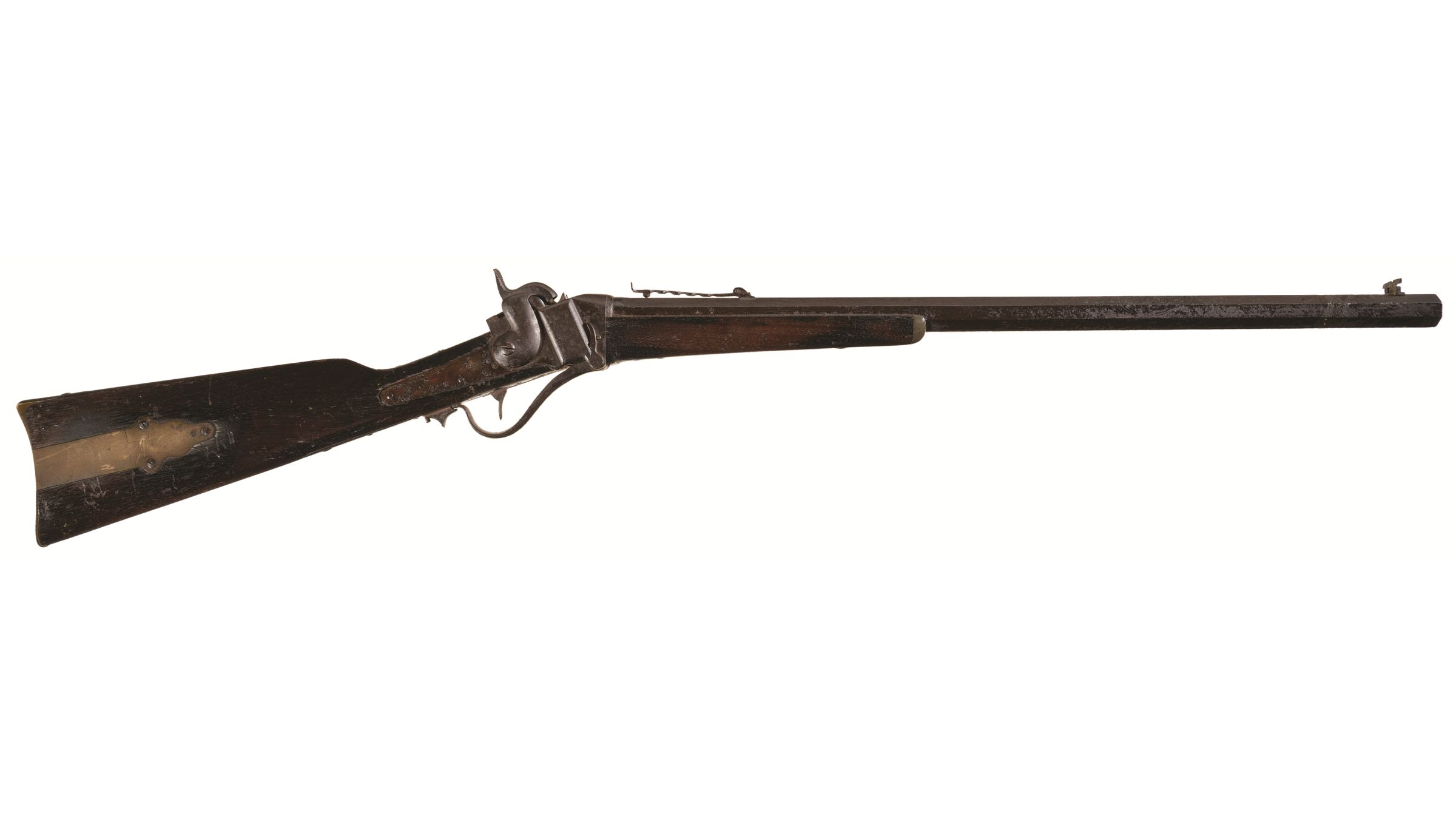 Fine Sharps Model 1853 "Slant Breech" Percussion Sporting Rifle | Rock ...