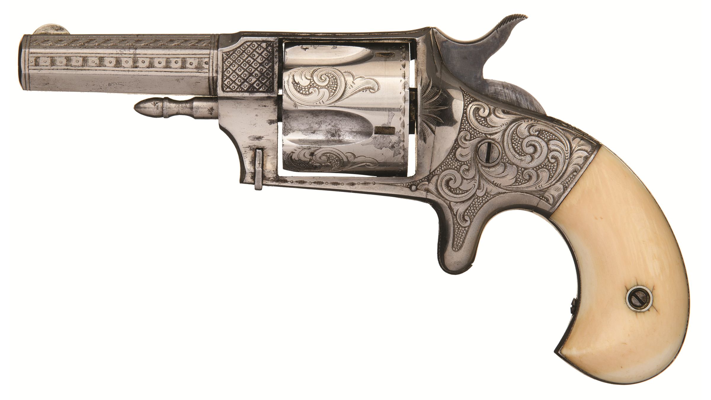 Engraved U.S. Arms Co. No. 38 Revolver | Rock Island Auction