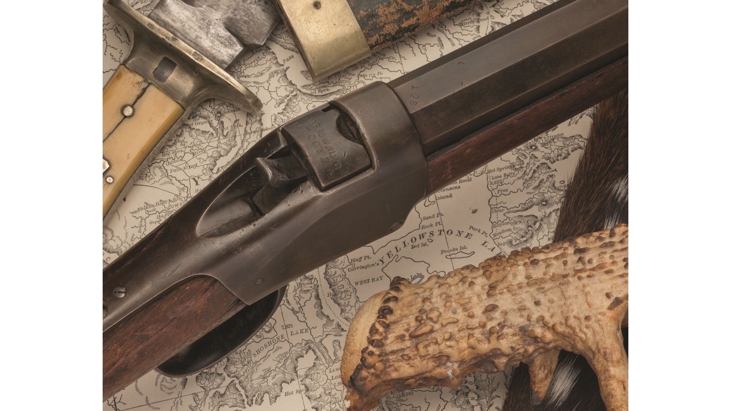 John Moses Browning 1879 Patent Single Shot Rifle | Rock Island Auction