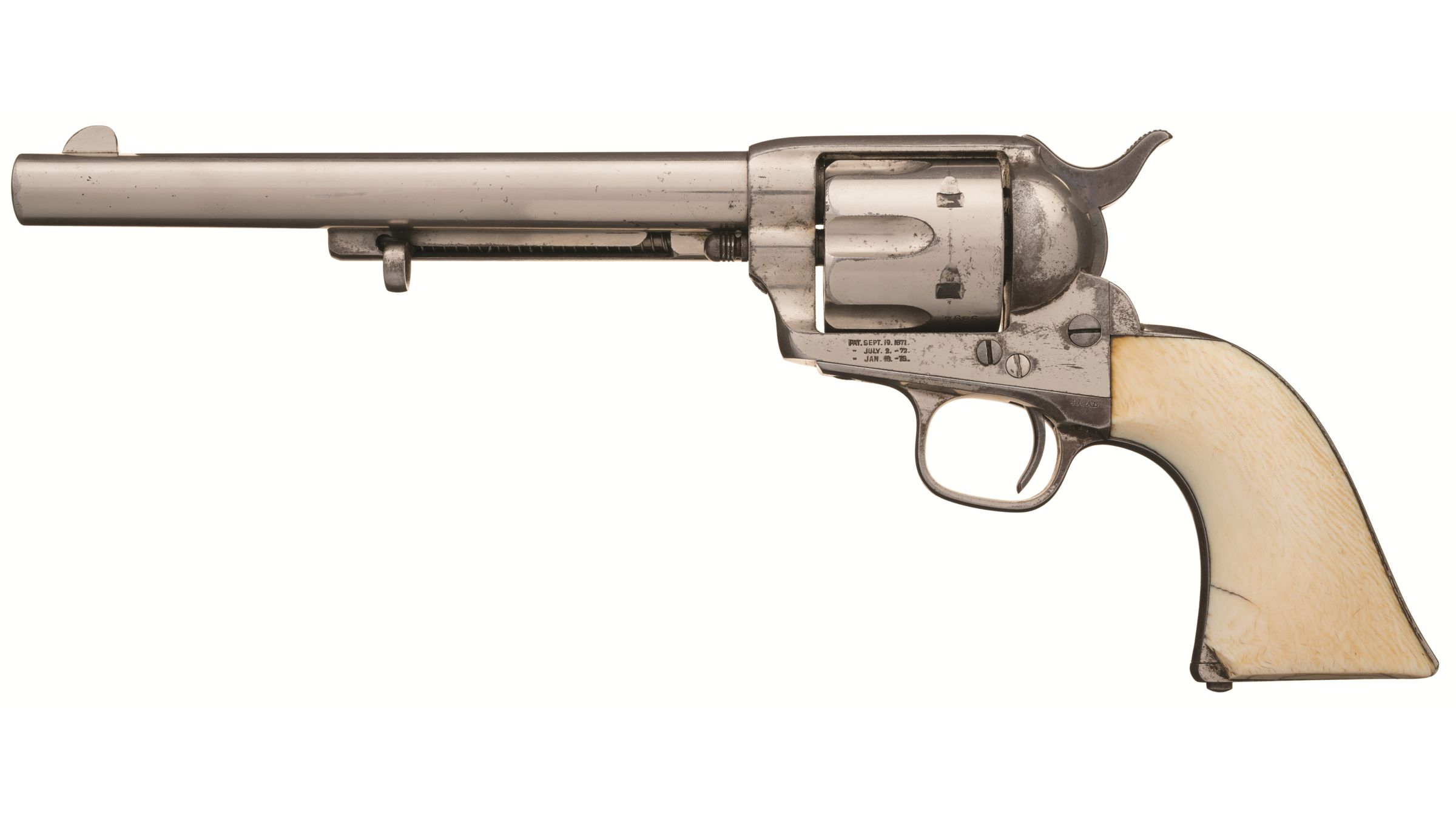 Colt Black Powder Frame Single Action Army Revolver | Rock Island Auction