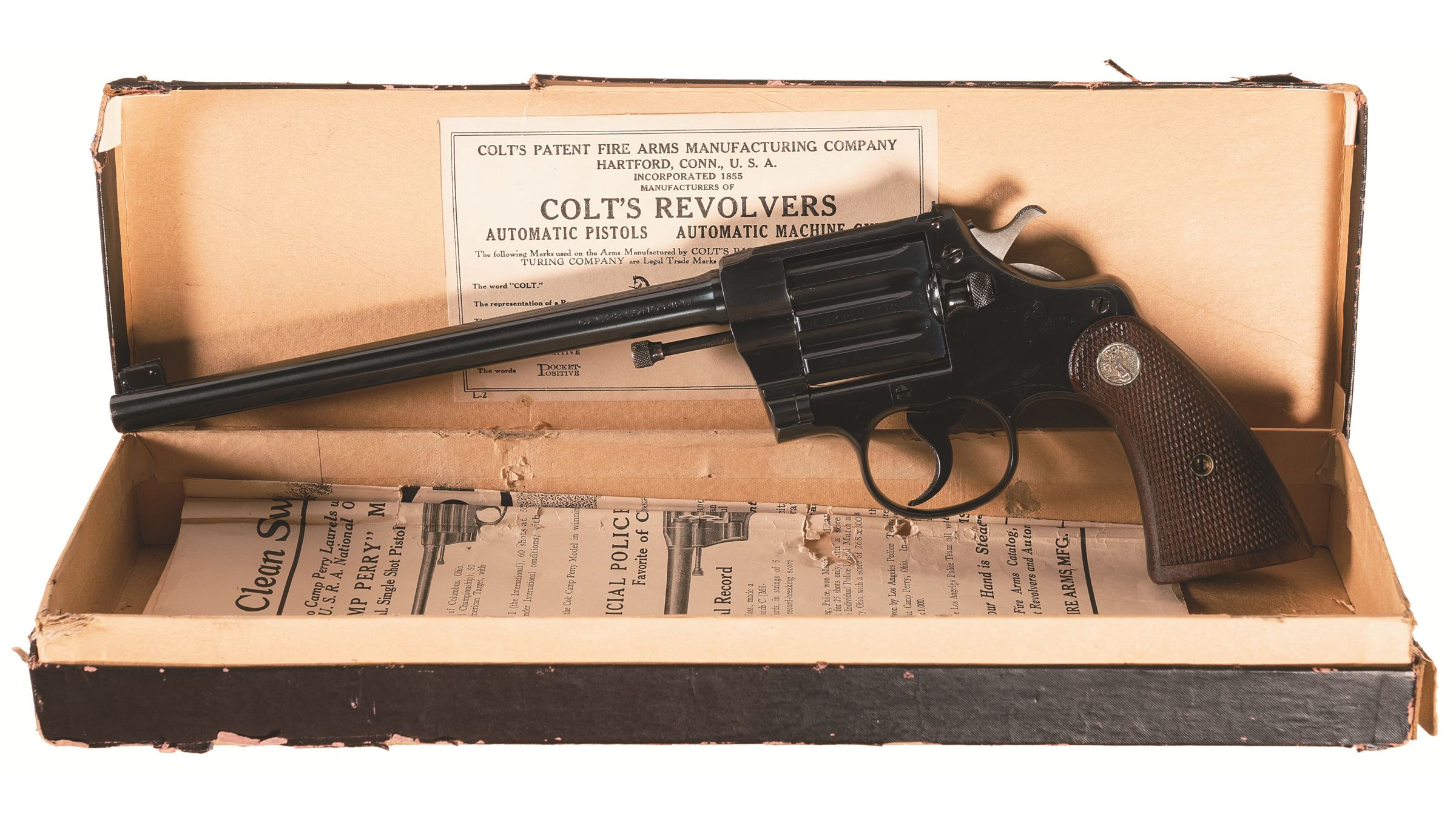 Colt Camp Perry Single Shot Pistol with Original Box | Rock Island Auction