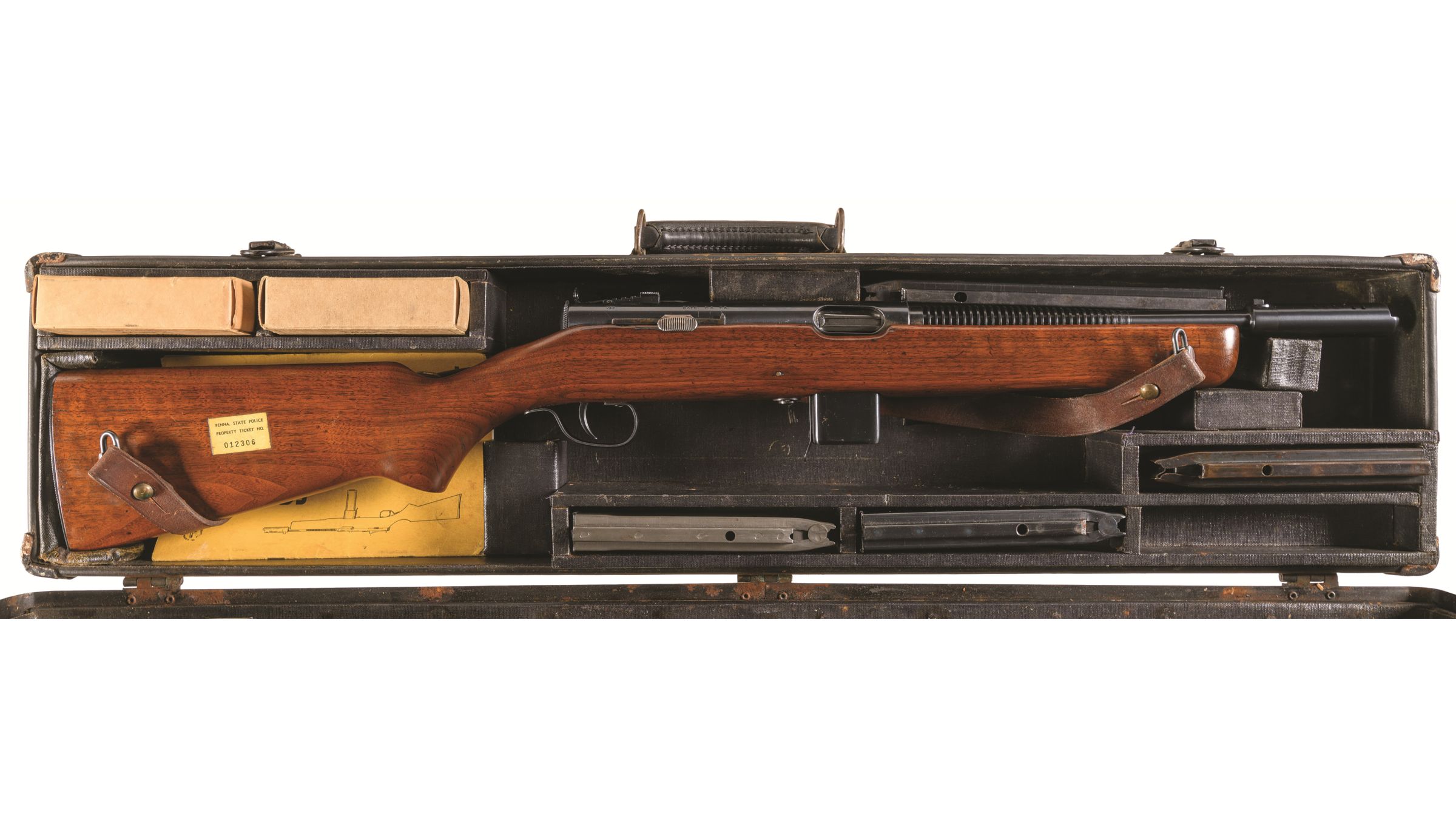 Police Marked H&R Reising Model 50 Submachine Gun