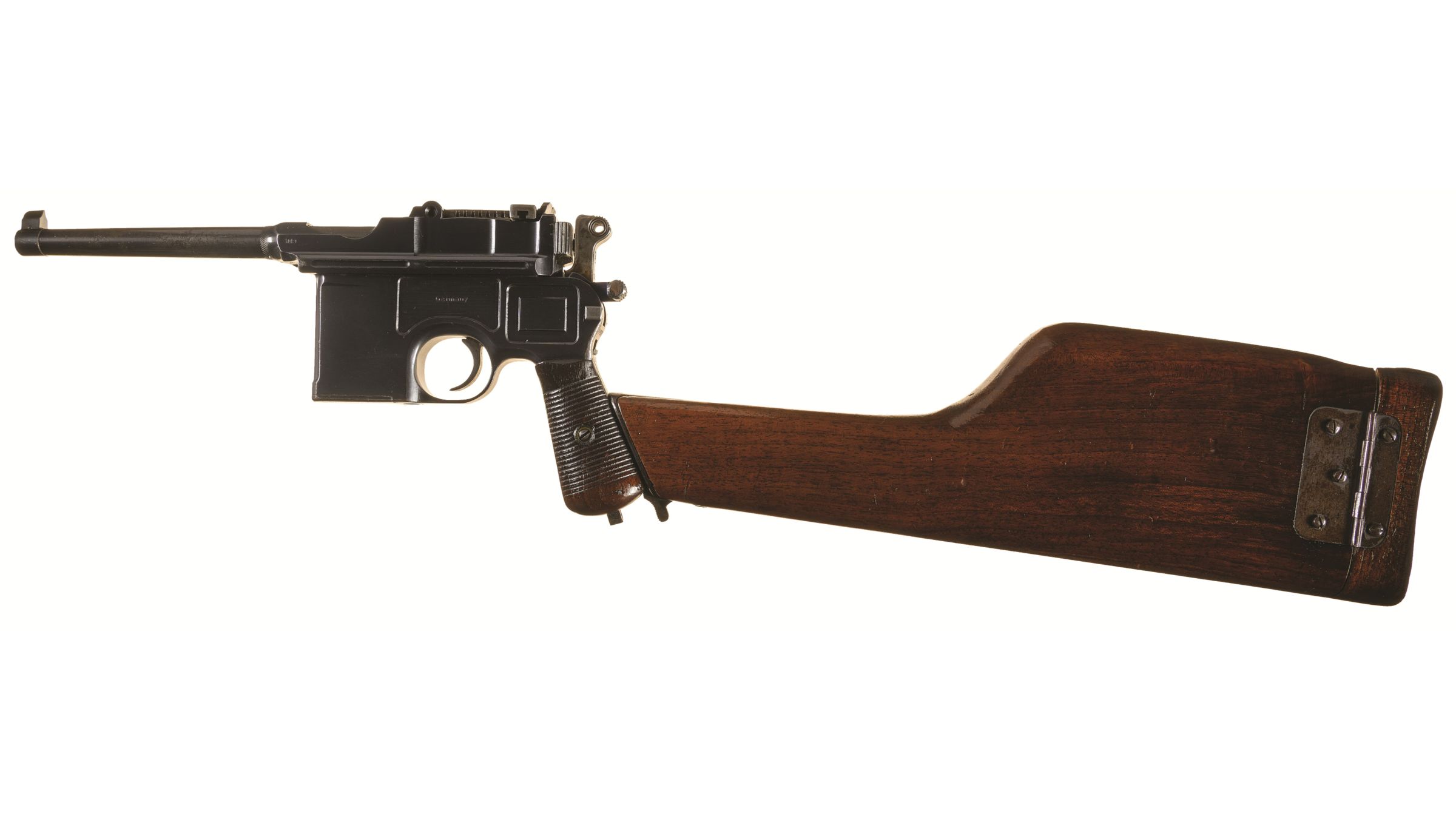 Mauser Model 1896 Bolo Broomhandle Pistol with Stock | Rock Island Auction