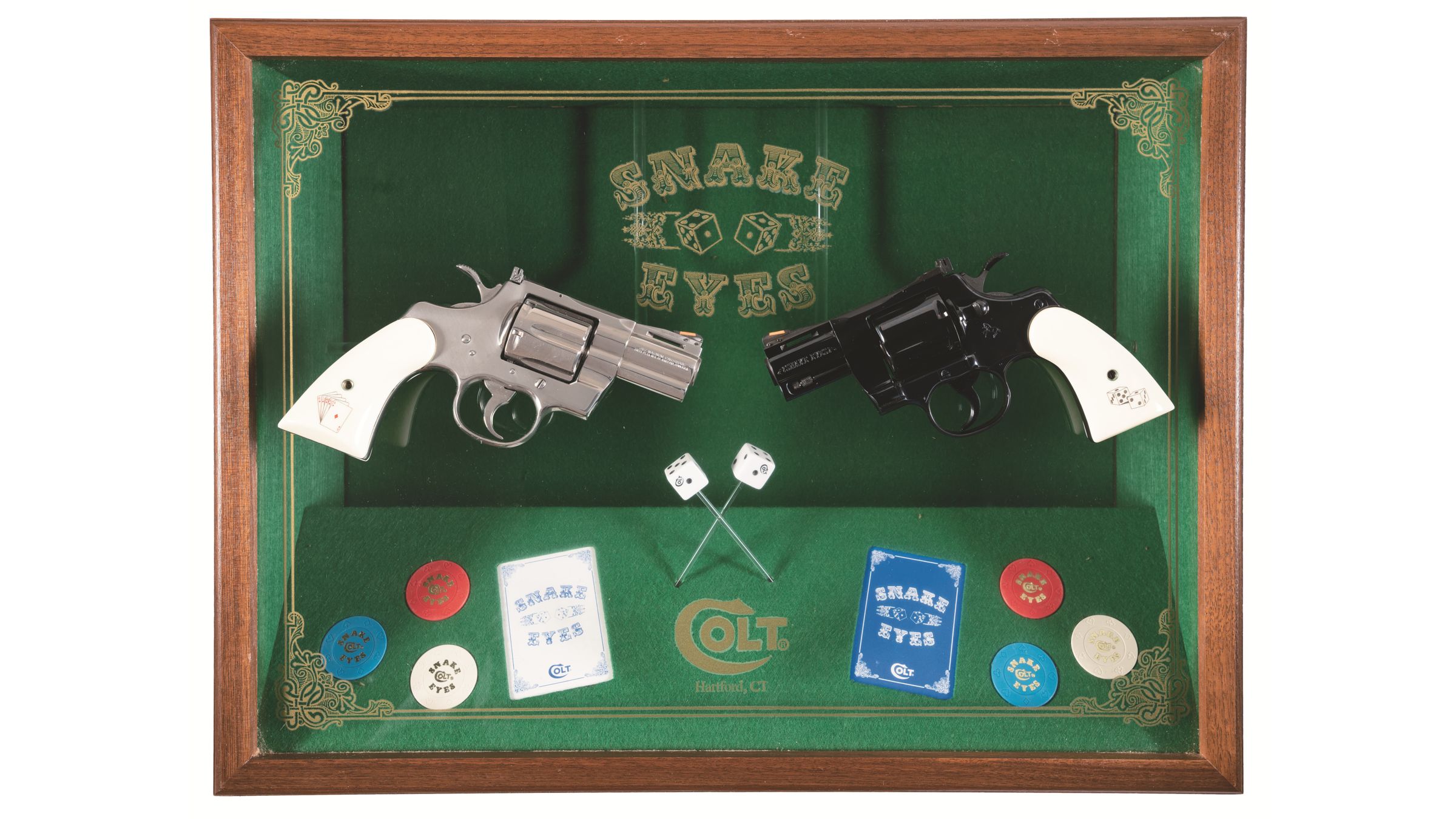 Cased Matched Set of Colt Python Snake Eyes Revolvers | Rock Island Auction