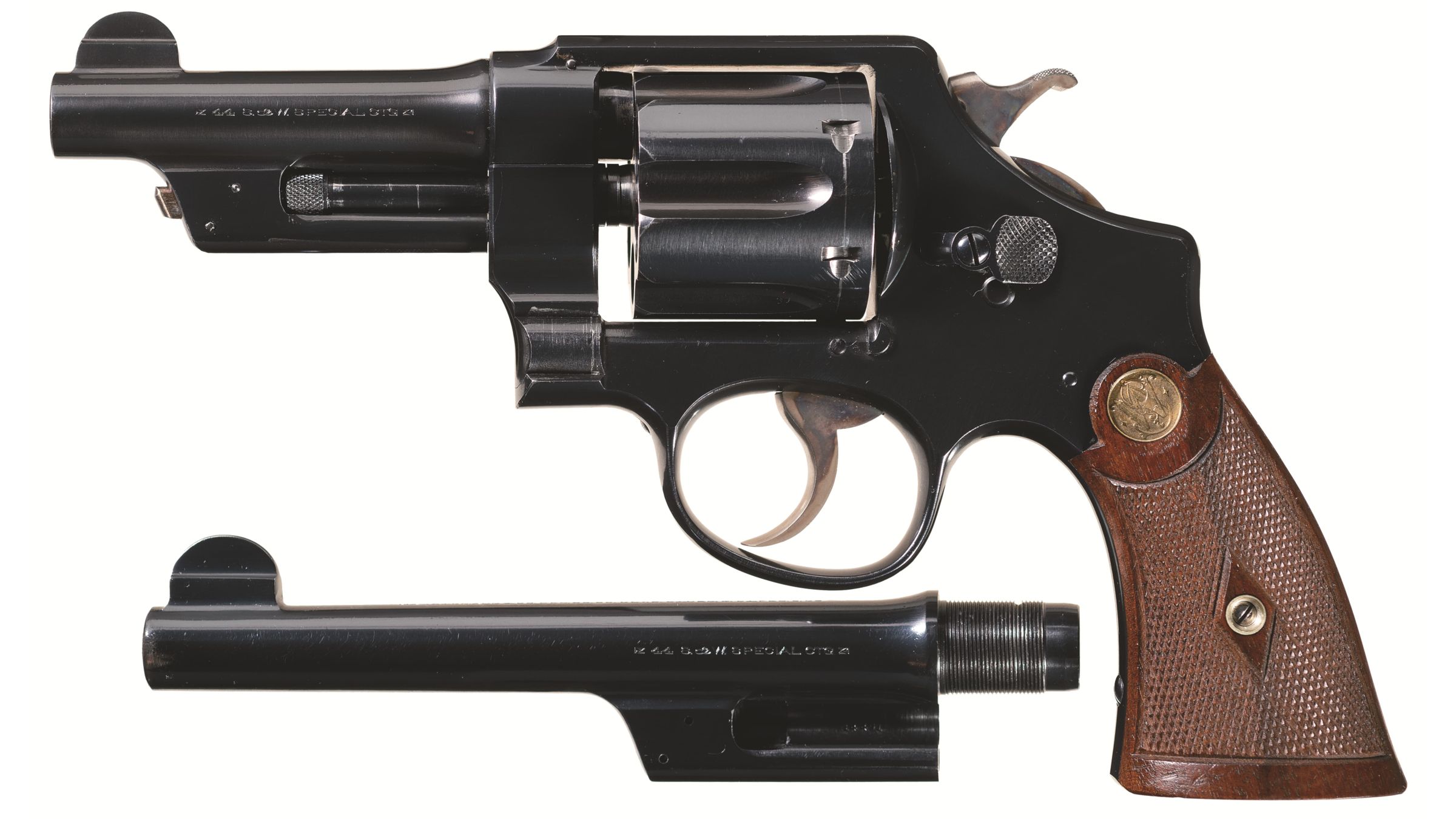 Smith & Wesson .44 Hand Ejector 1st Model Triple Lock Revolver | Rock ...