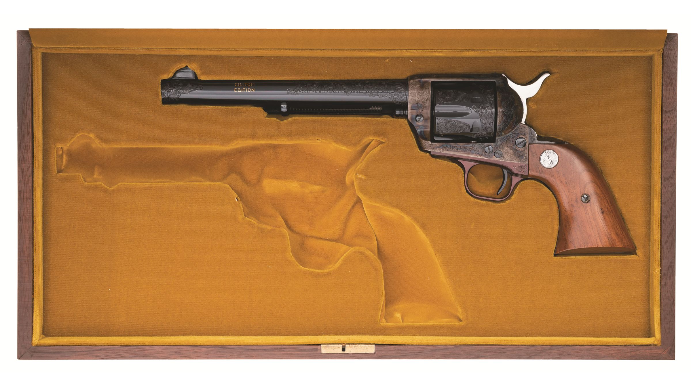 Factory Engraved Colt Custom Shop Single Action Army Revolver | Rock ...