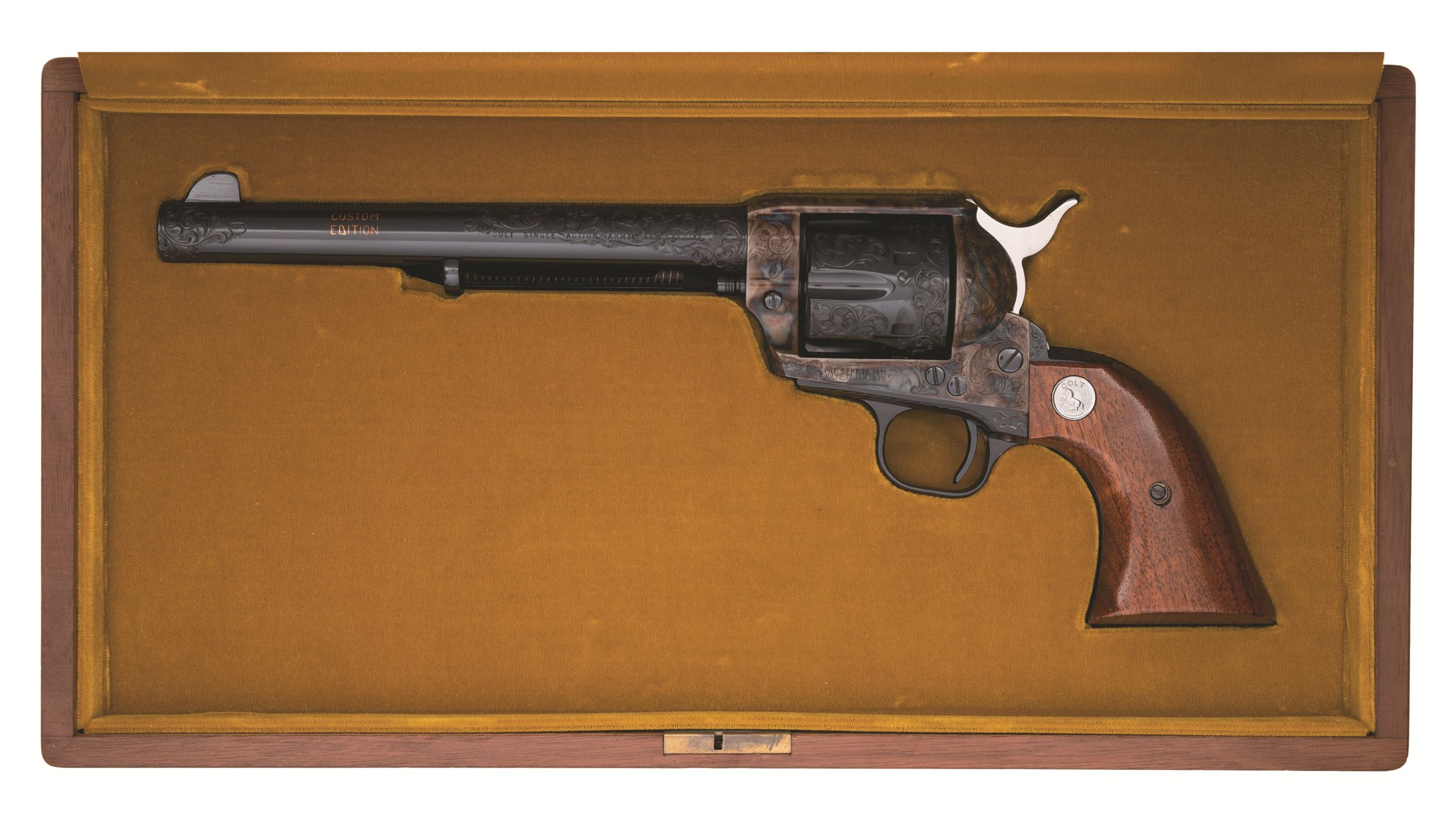 Engraved Colt Custom Shop Custom Edition Single Action Revolver | Rock ...