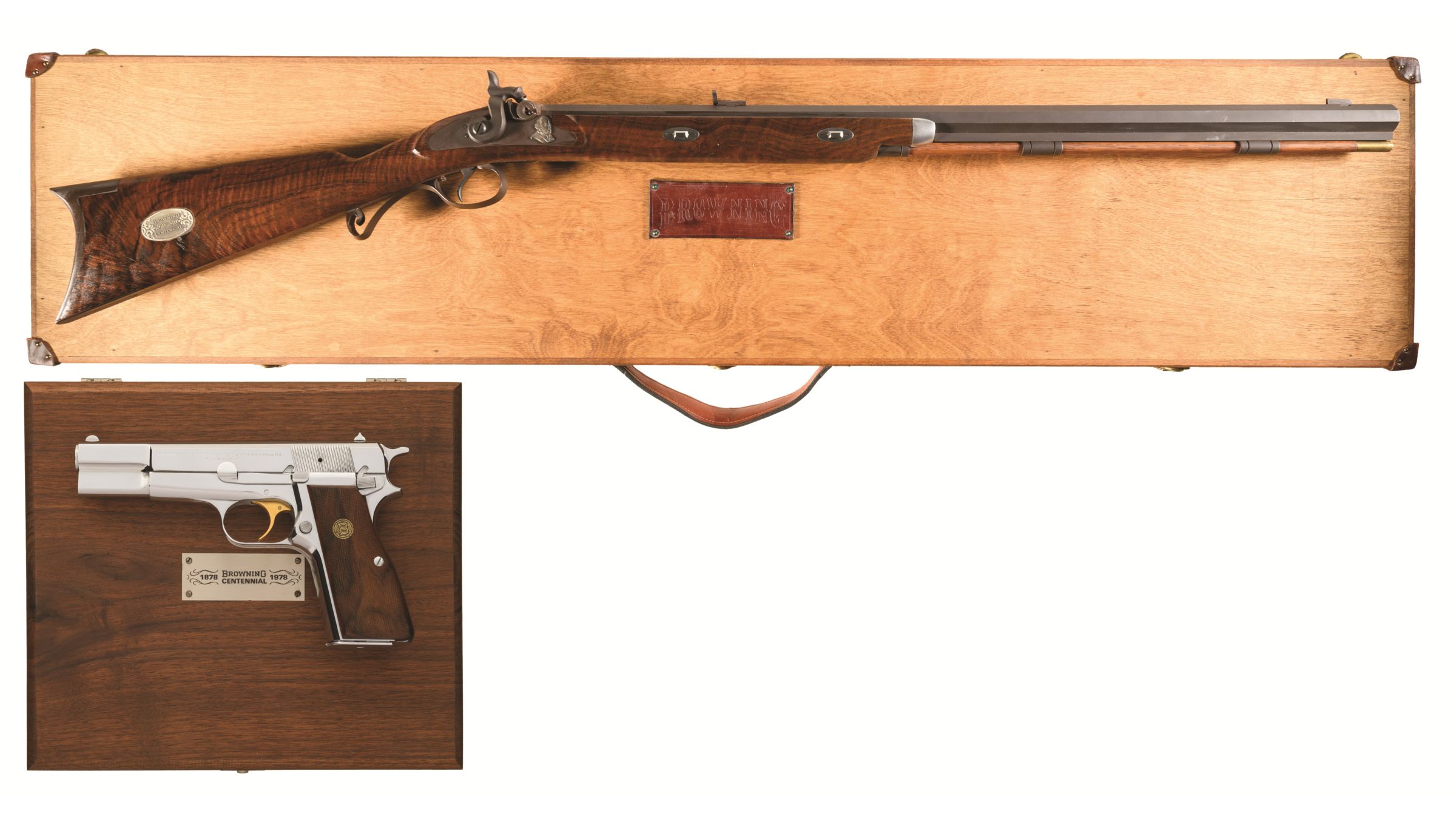 Browning Centennial Two Gun Set with Cases and Matching Knives | Rock ...