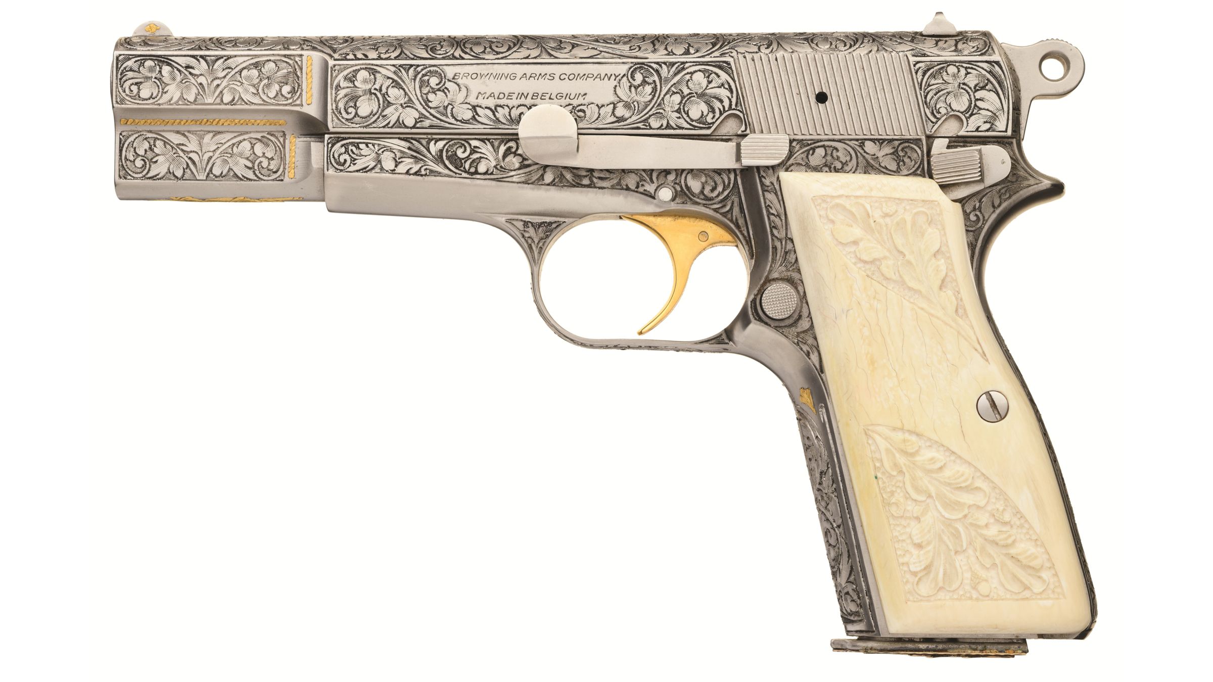 Factory Engraved Belgian Browning Renaissance Pistol | Rock Island Auction