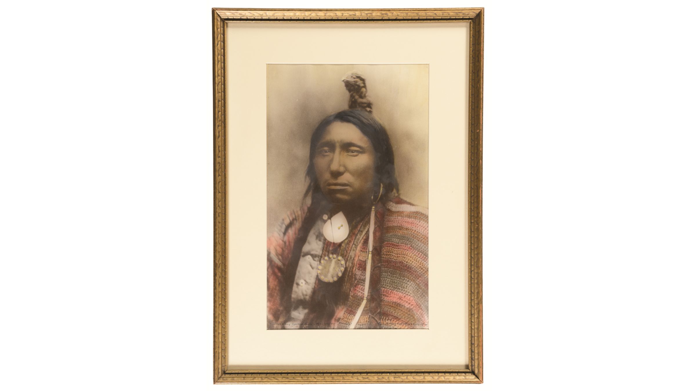 Colorized Print of "Sioux Chief Spotted Eagle" by L.A. Huffman | Rock ...