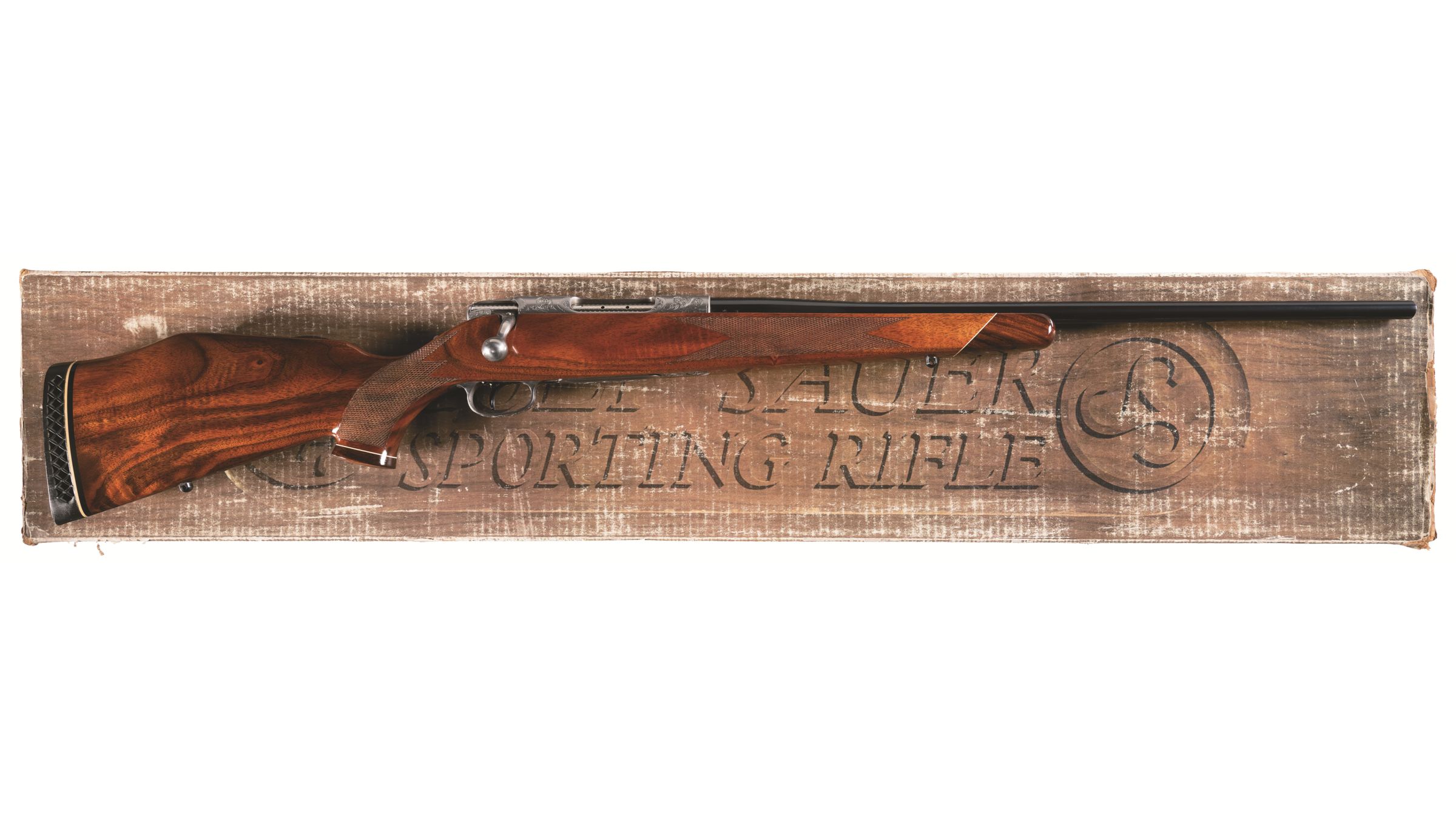 Factory Engraved Colt-Sauer Grade IV Bolt Action Rifle | Rock Island ...