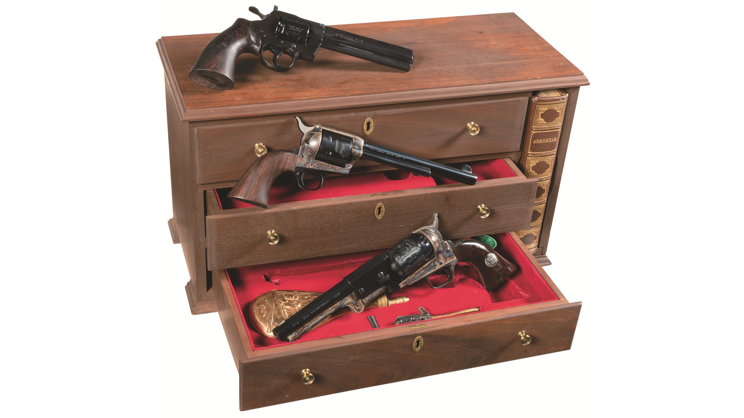Cased Colt Bicentennial Three Revolver Set with Book | Rock Island Auction