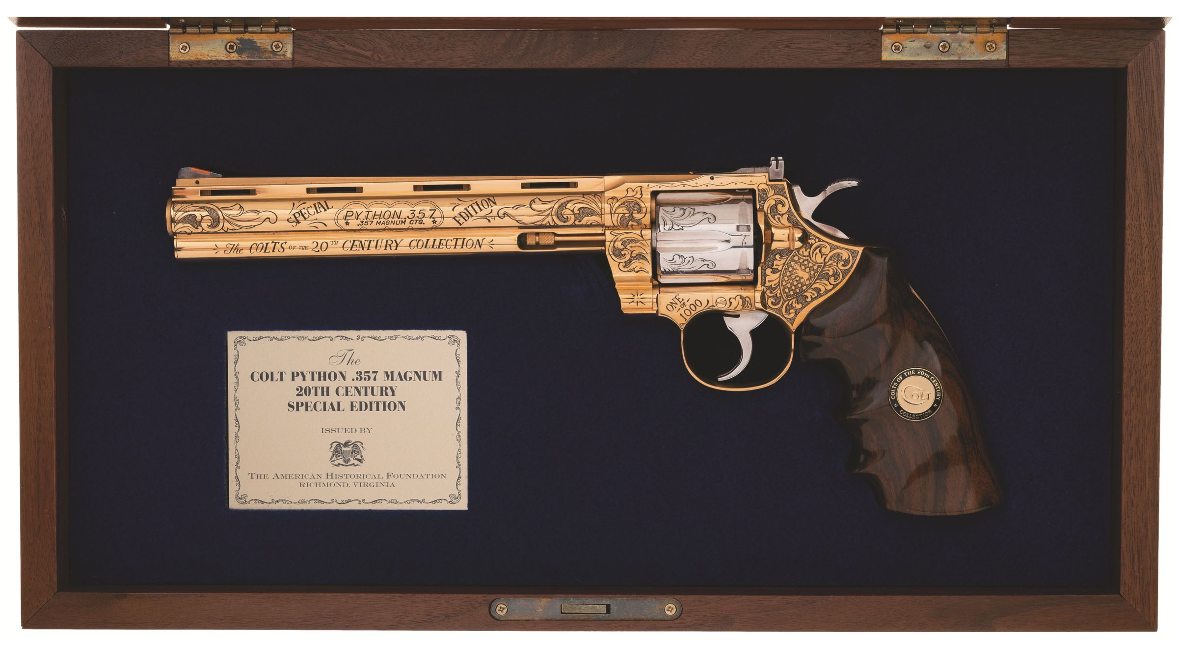 Cased Colt Python Colts of the 20th Century Collection Revolver | Rock ...