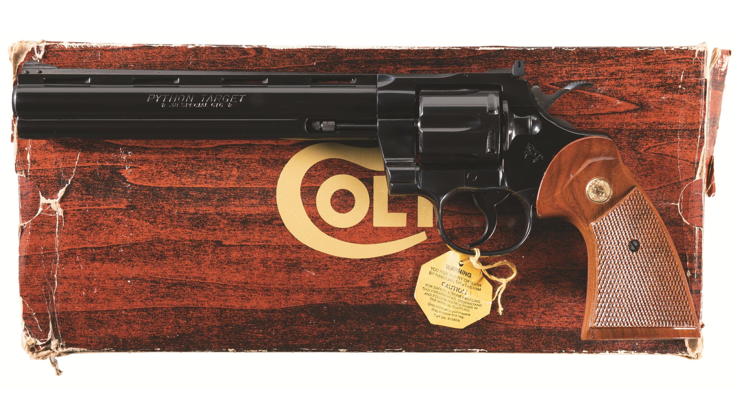 Colt Python Target Double Action Revolver with Box and Letter | Rock ...