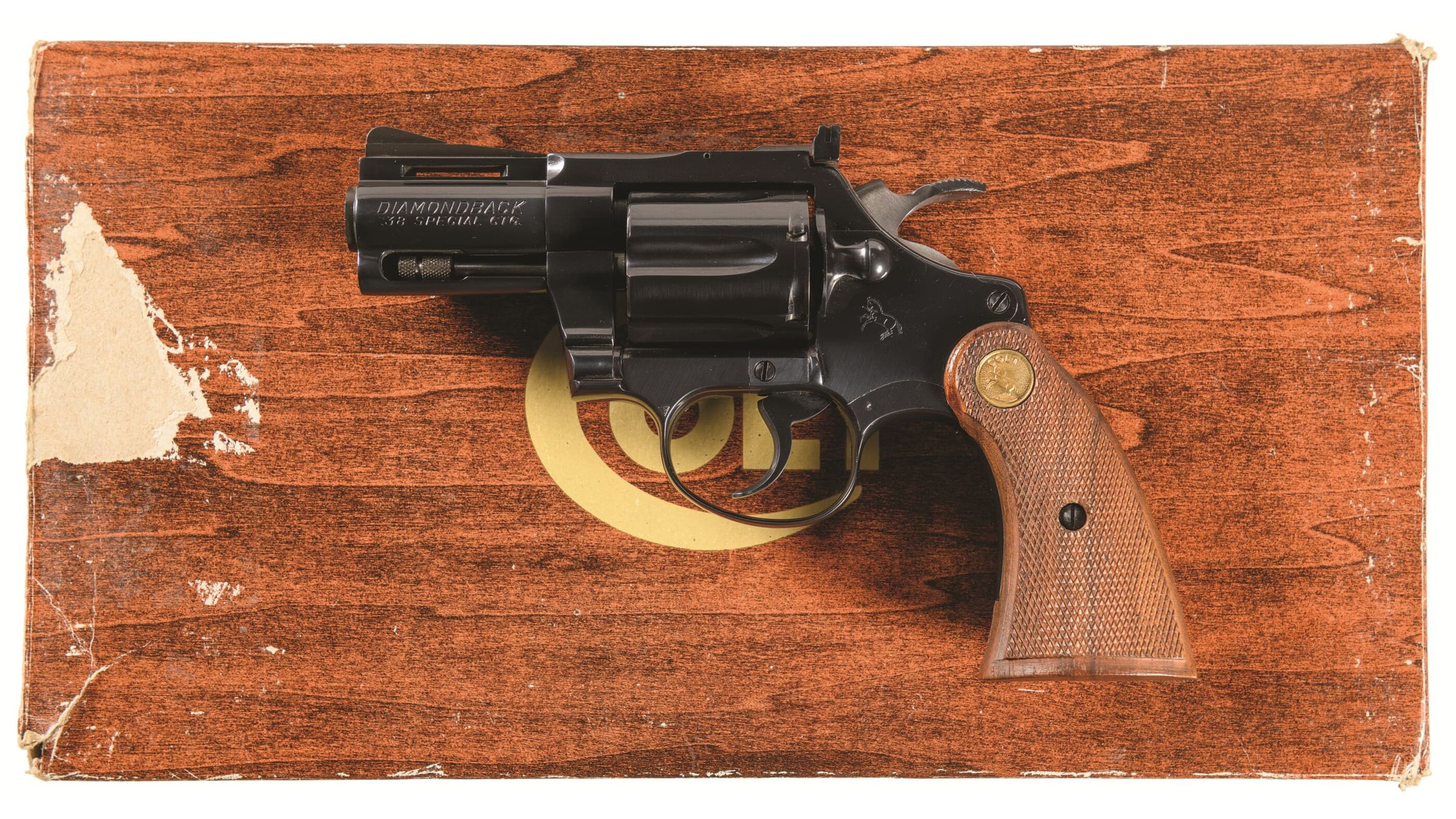 Colt Diamondback Revolver with 2 1/2 Inch Barrel and Box | Rock Island ...