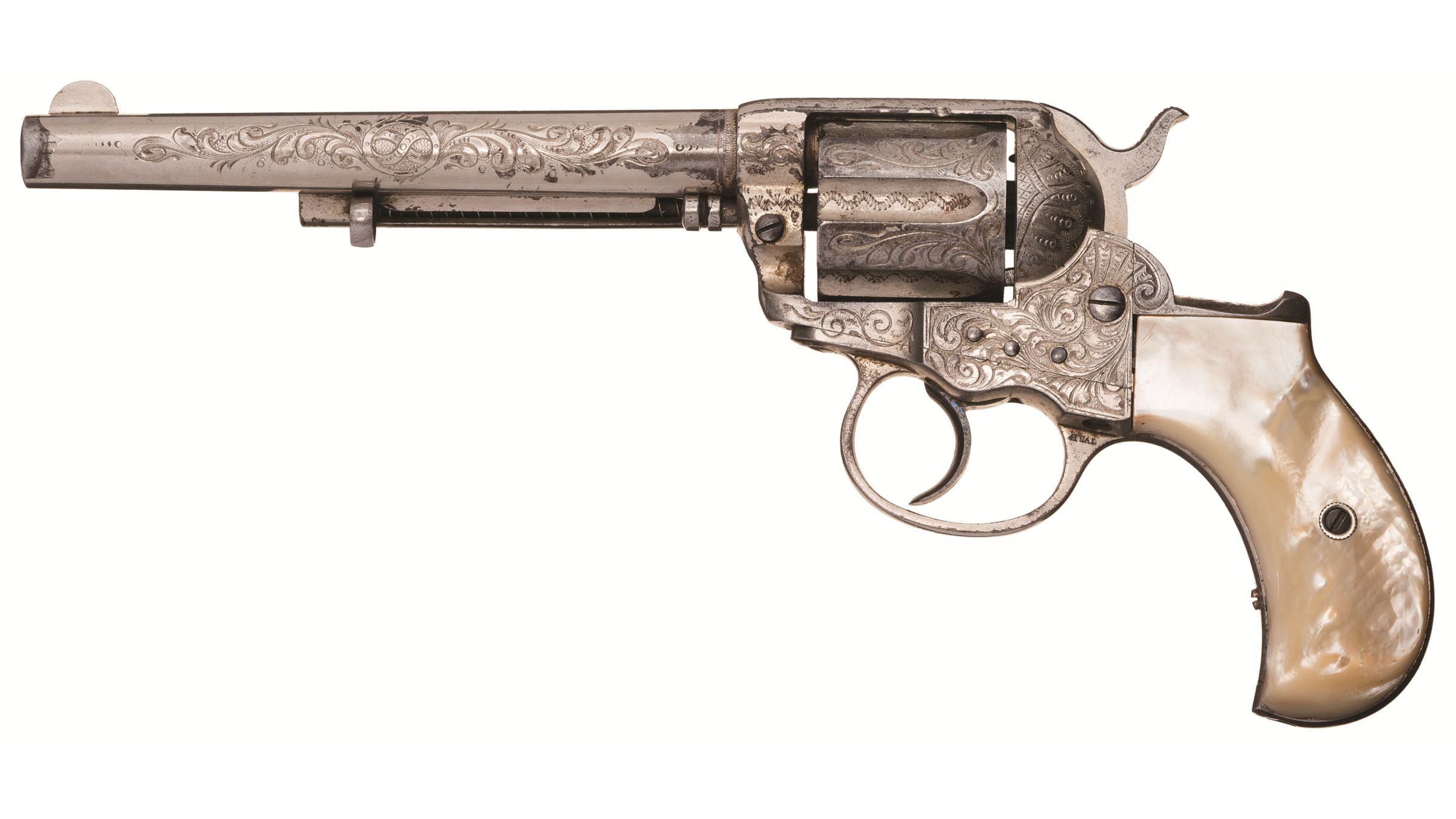 New York Engraved Colt Model 1877 Thunderer Revolver Rock Island Auction