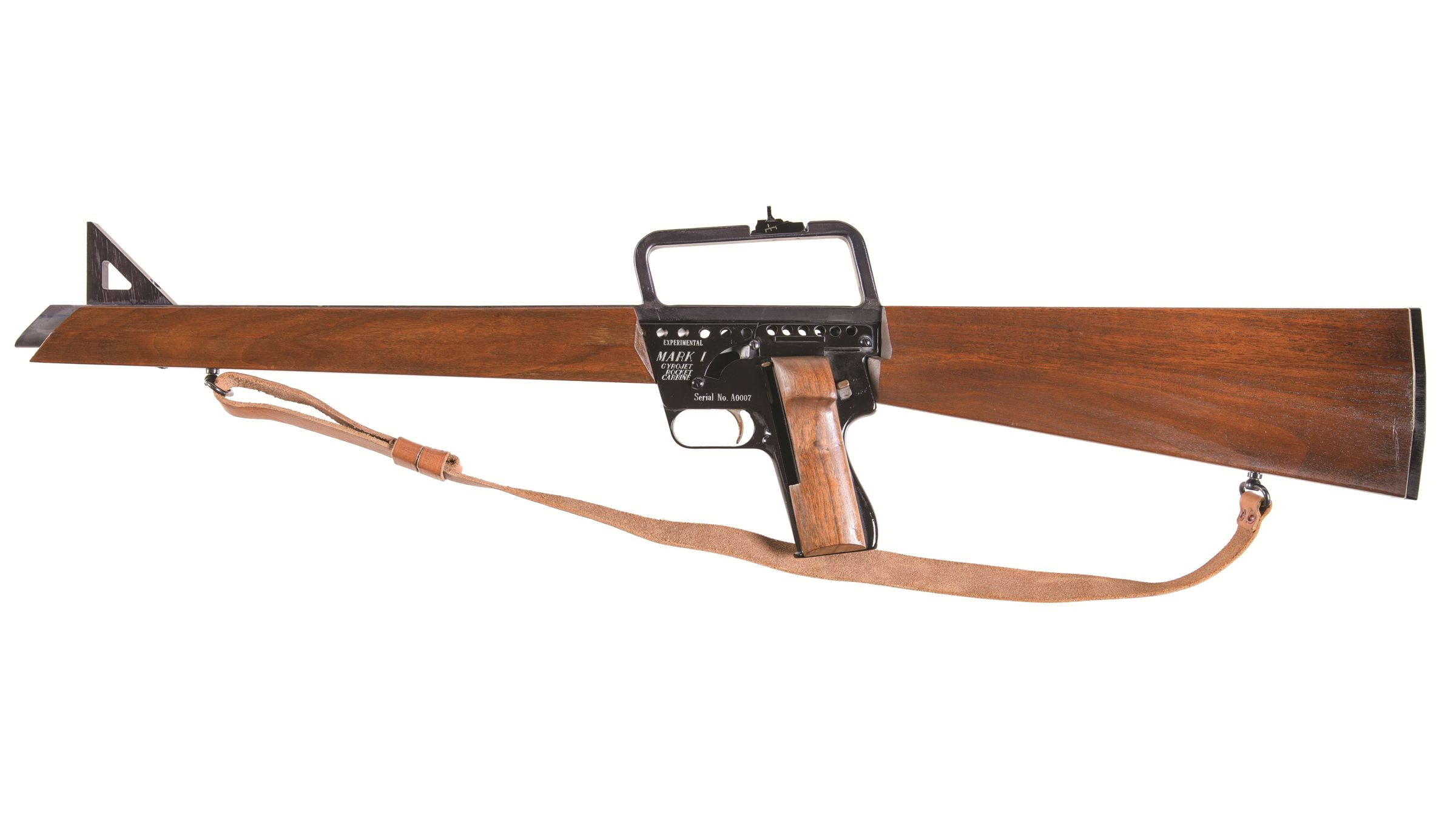 MBAssociates Experimental Mark I Model A Gyrojet Pistol | Rock Island ...