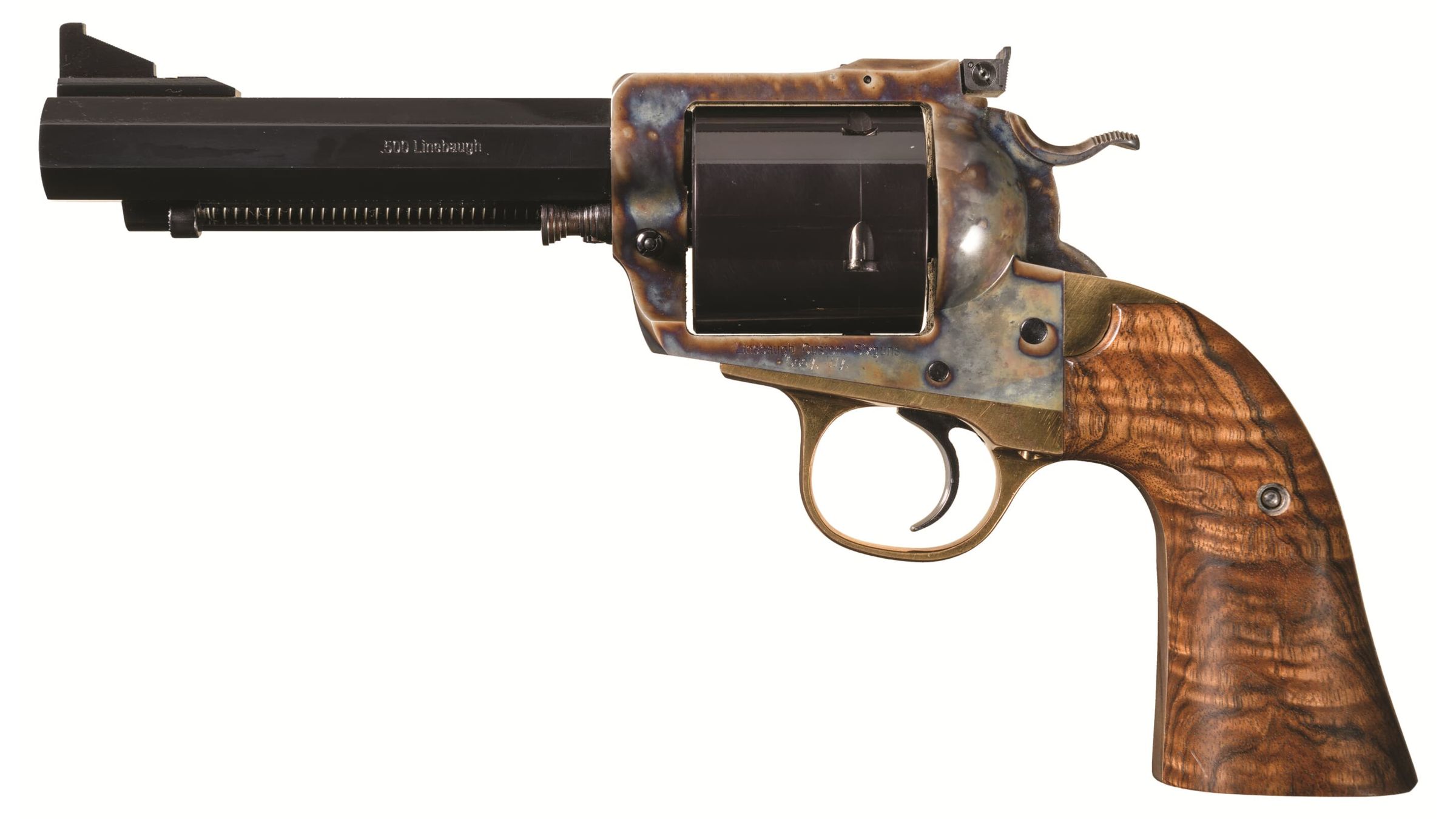 Linebaugh Custom Sixguns Ruger Blackhawk Bisley In 500 Linebaugh Rock Island Auction 