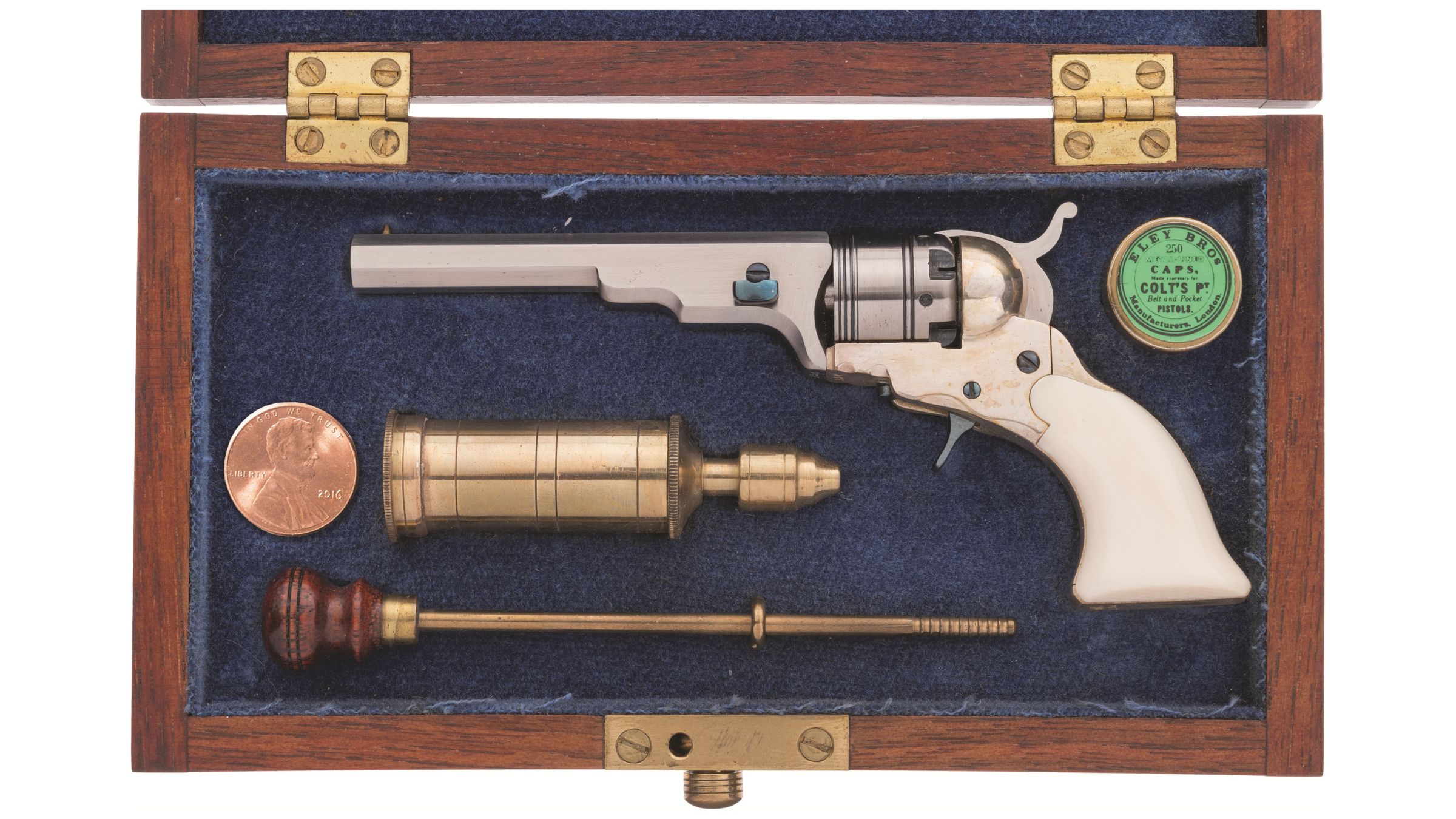Cased L.H. Smith Miniature Colt Paterson Revolver | Rock Island Auction