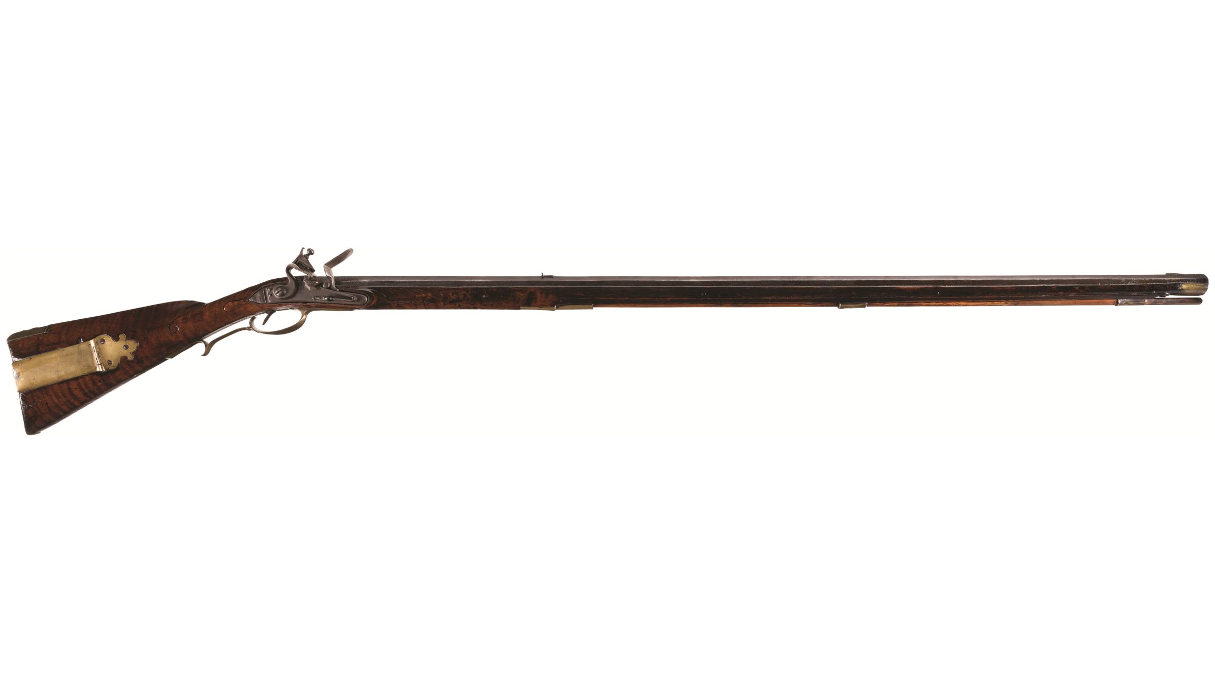 Kings Mountain Attributed Dickert Flintlock American Long Rifle | Rock ...