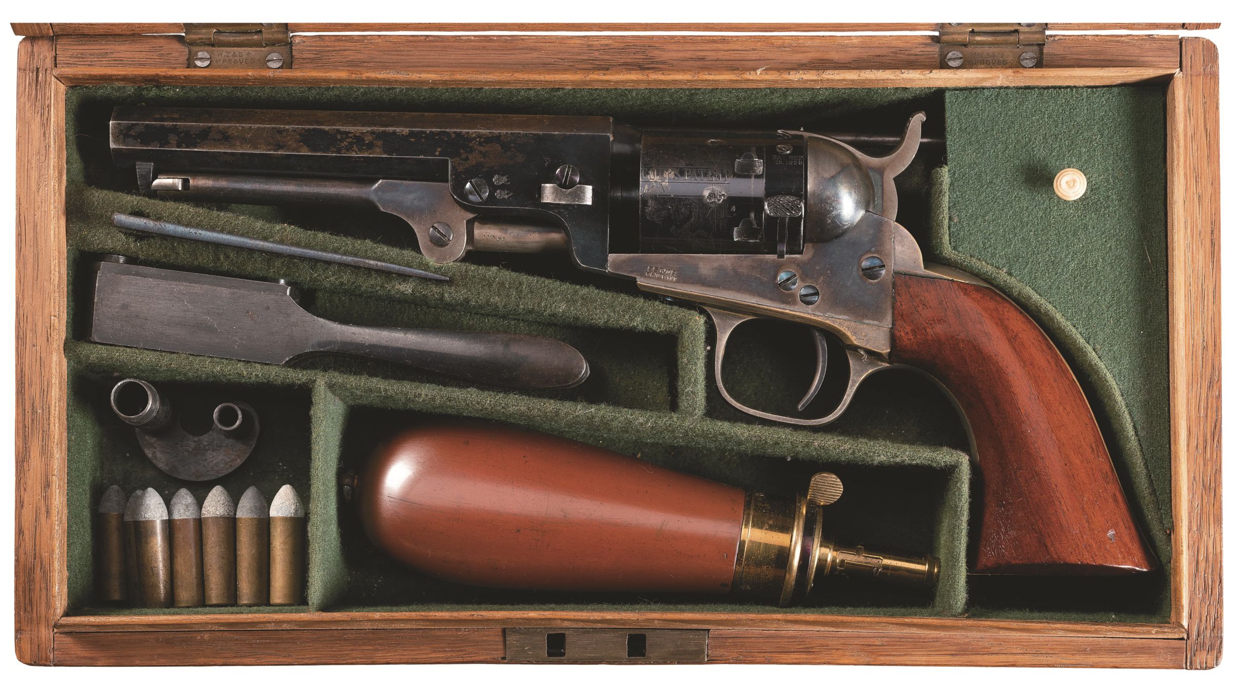 Colt London Agency Shipped Thuer Conversion Model 1849 Revolver | Rock ...
