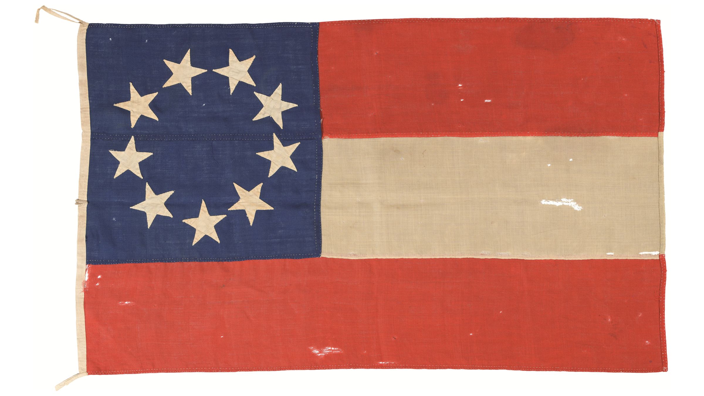 Confederate Nine-Star First National Flag | Rock Island Auction