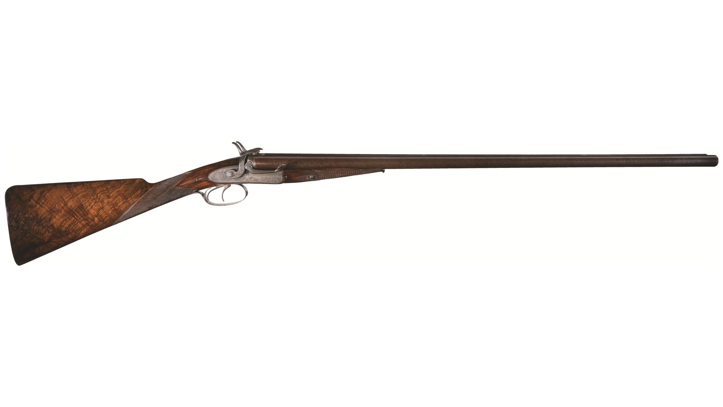 Joseph Needham 12 Bore Pinfire Double Barrel Shotgun | Rock Island Auction