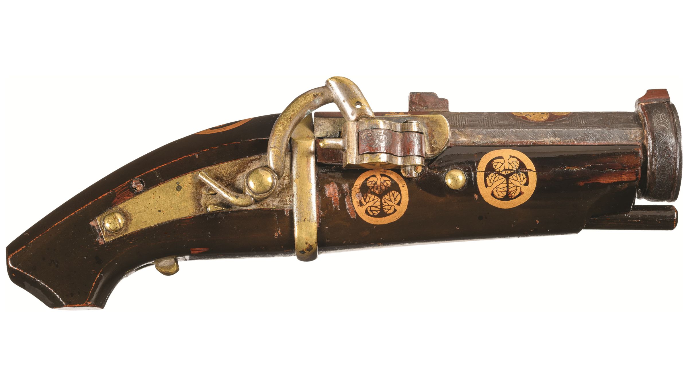 Ornate Japanese Tanegashima Matchlock Pistol | Rock Island Auction