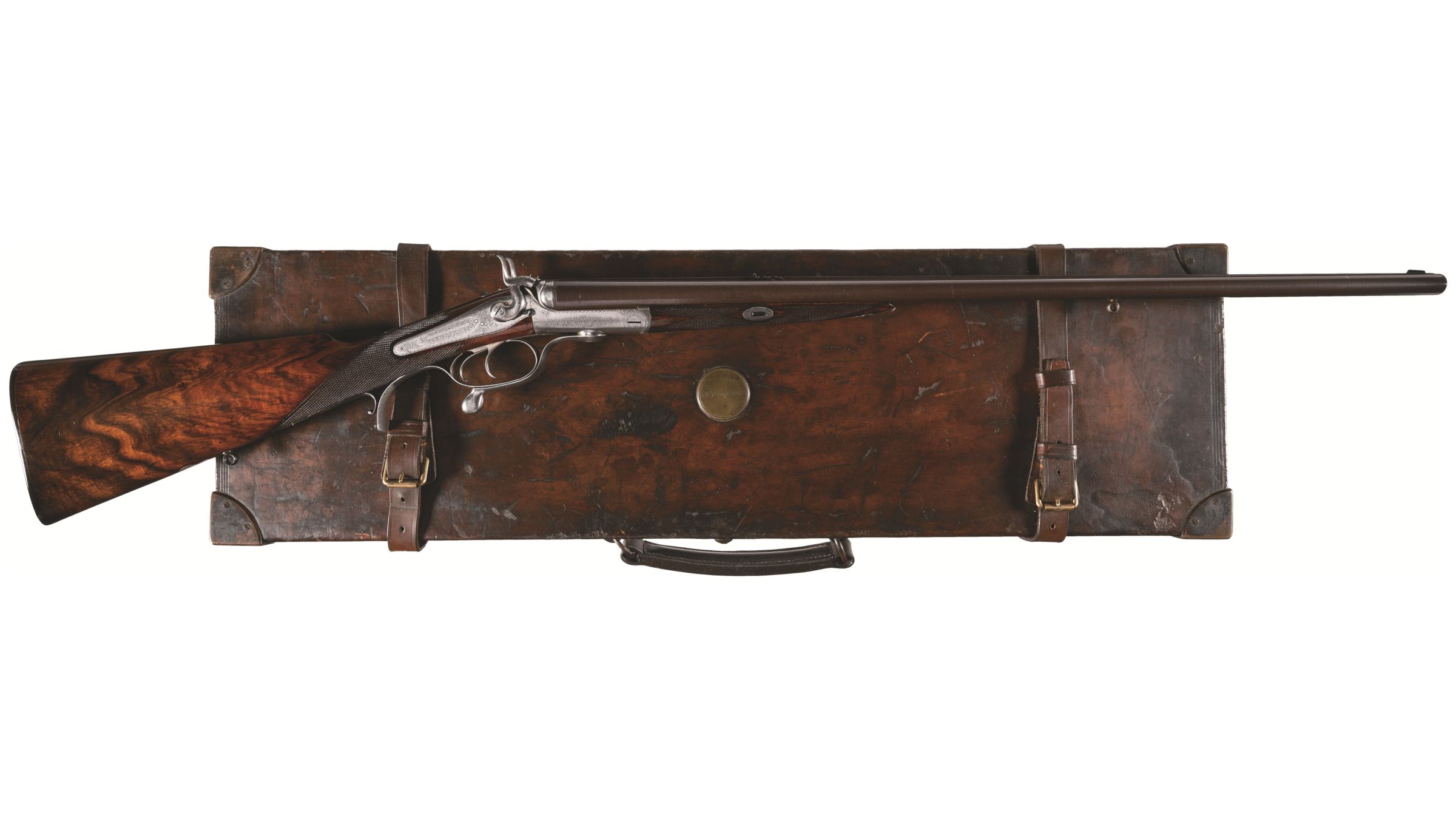 Holland & Holland Double Barrel Jones Patent Rifle with Case | Rock ...