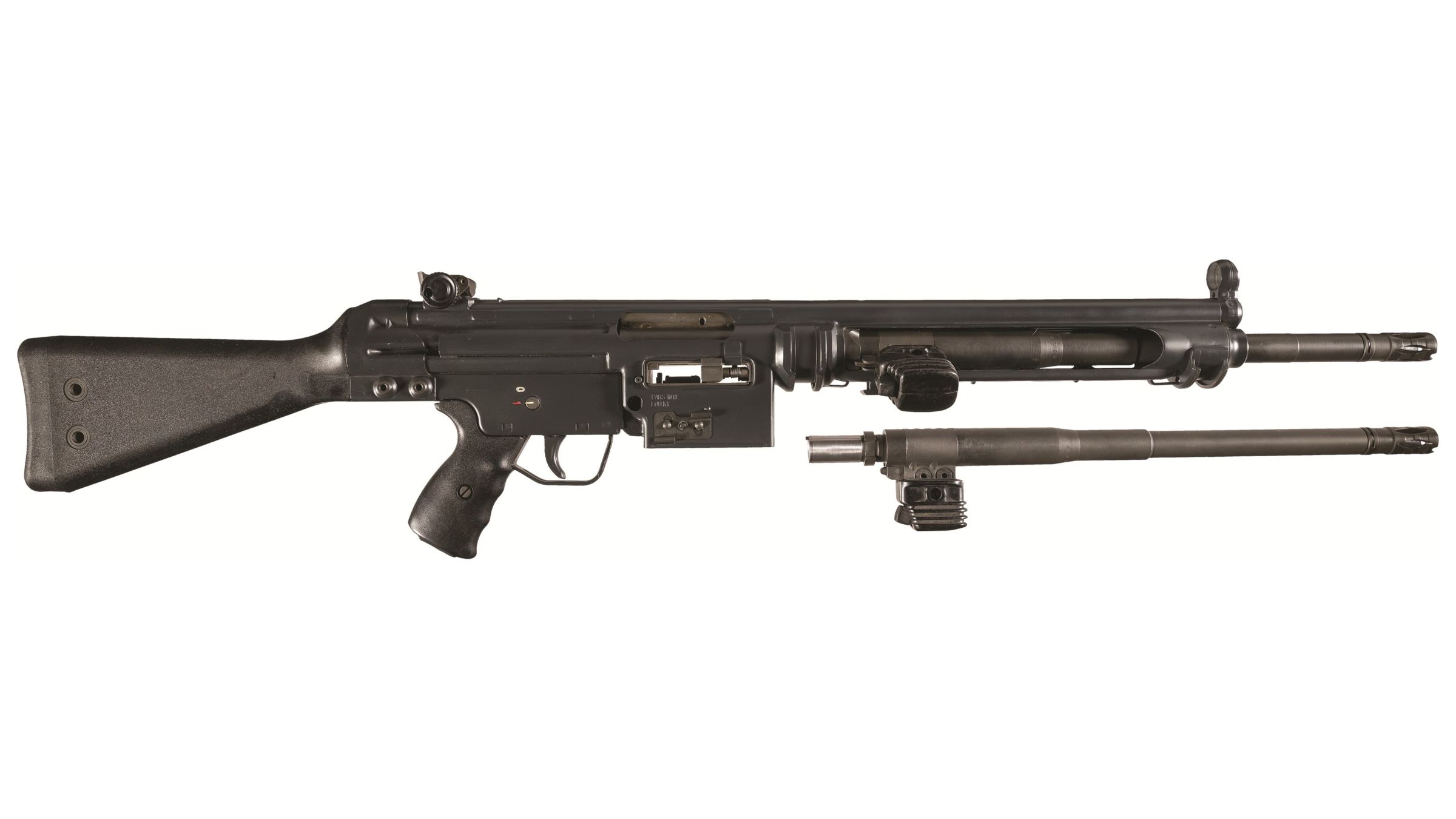 Portuguese FMP/Volmer G3/HK21 Belt-Fed Semi-Automatic Rifle | Rock ...