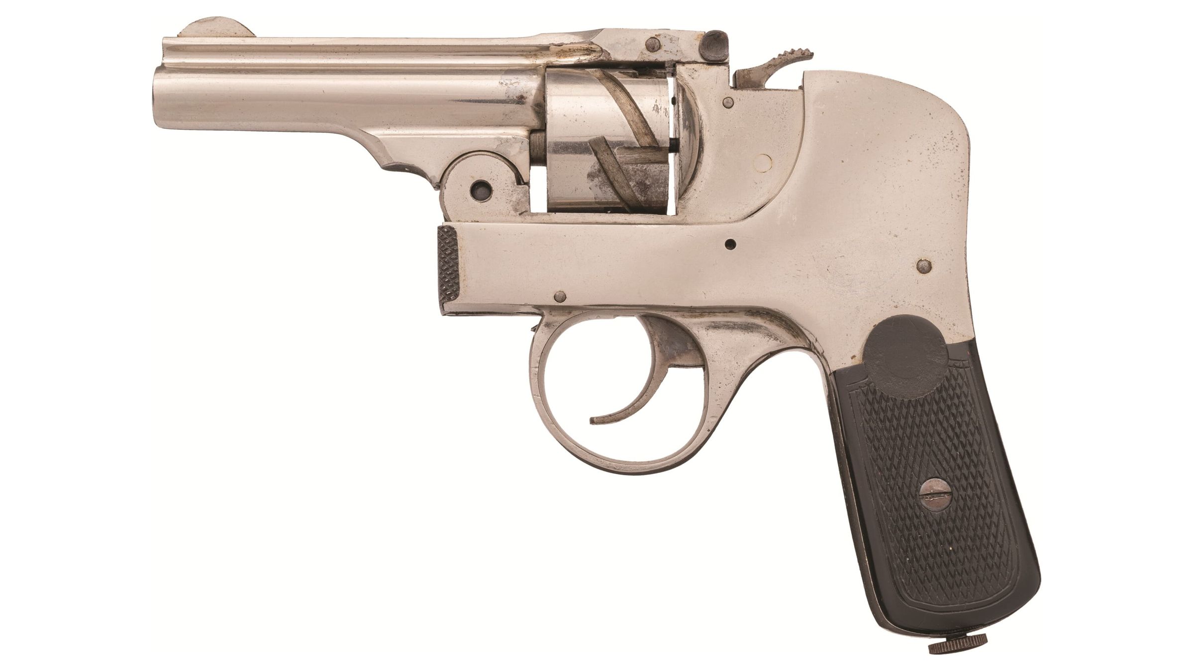 Union Fire Arms Automatic Revolver in Nickel | Rock Island Auction