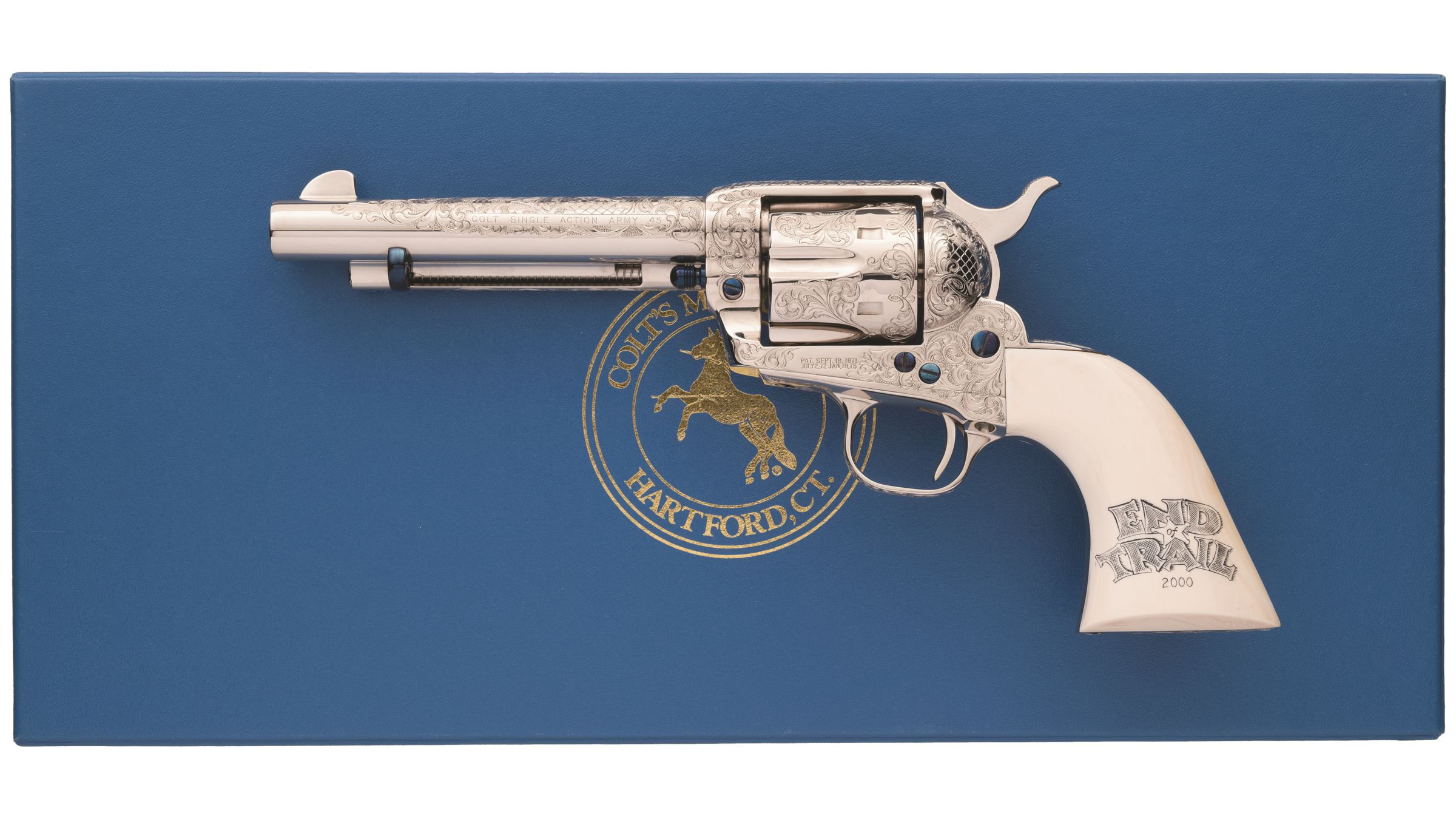 Factory Presentation Engraved Colt Single Action Army Revolver | Rock ...