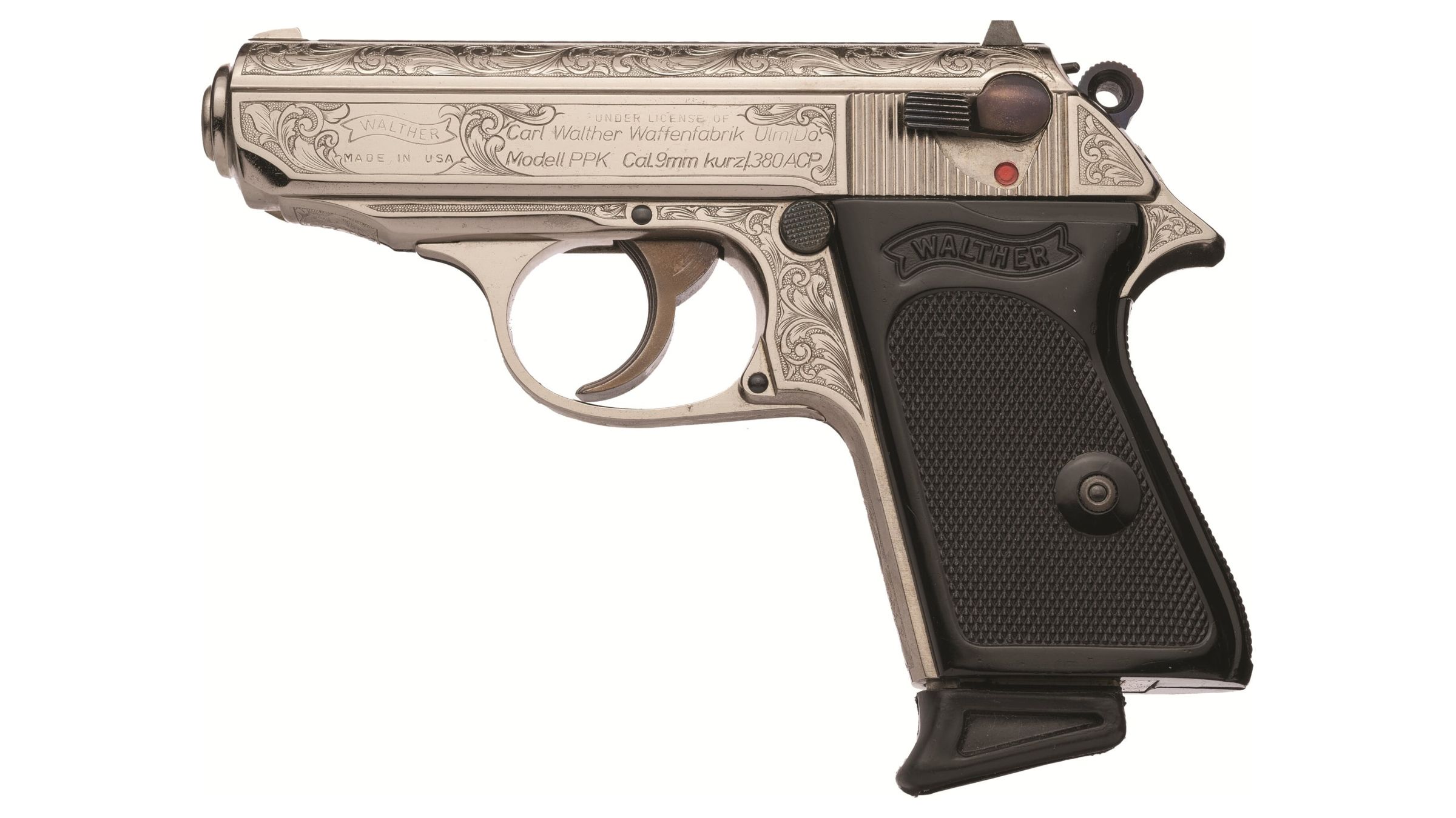 Silver Plated Walther PPK Pistol | Rock Island Auction