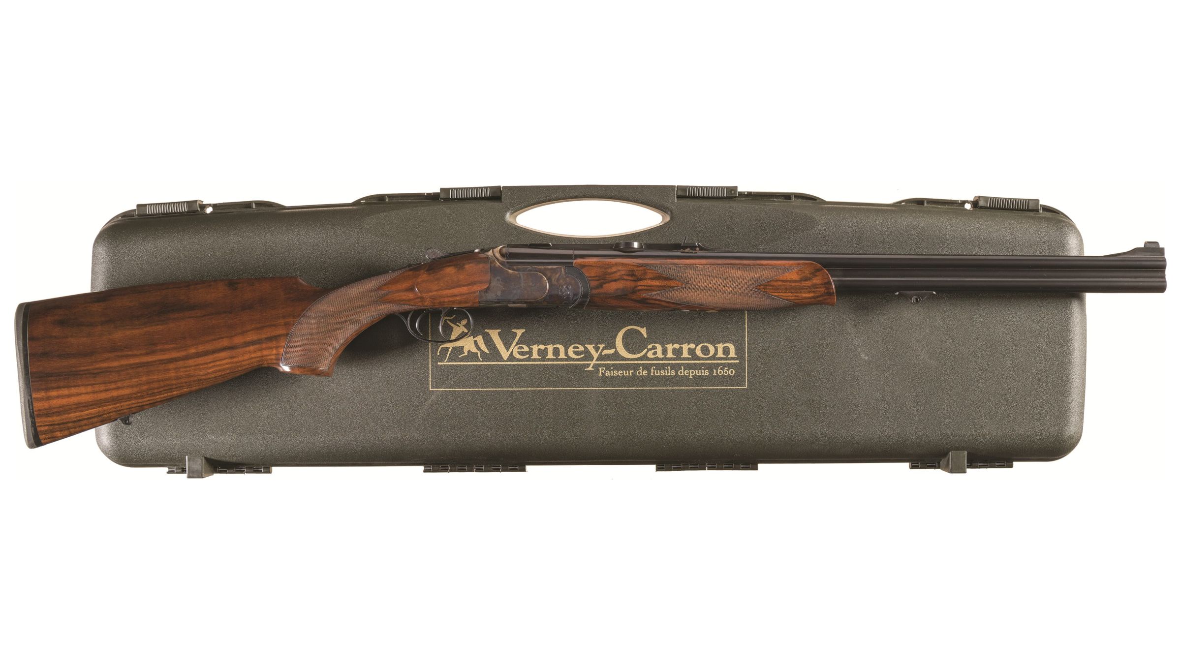 Verney Carron Over/Under Double Rifle with Case | Rock Island Auction